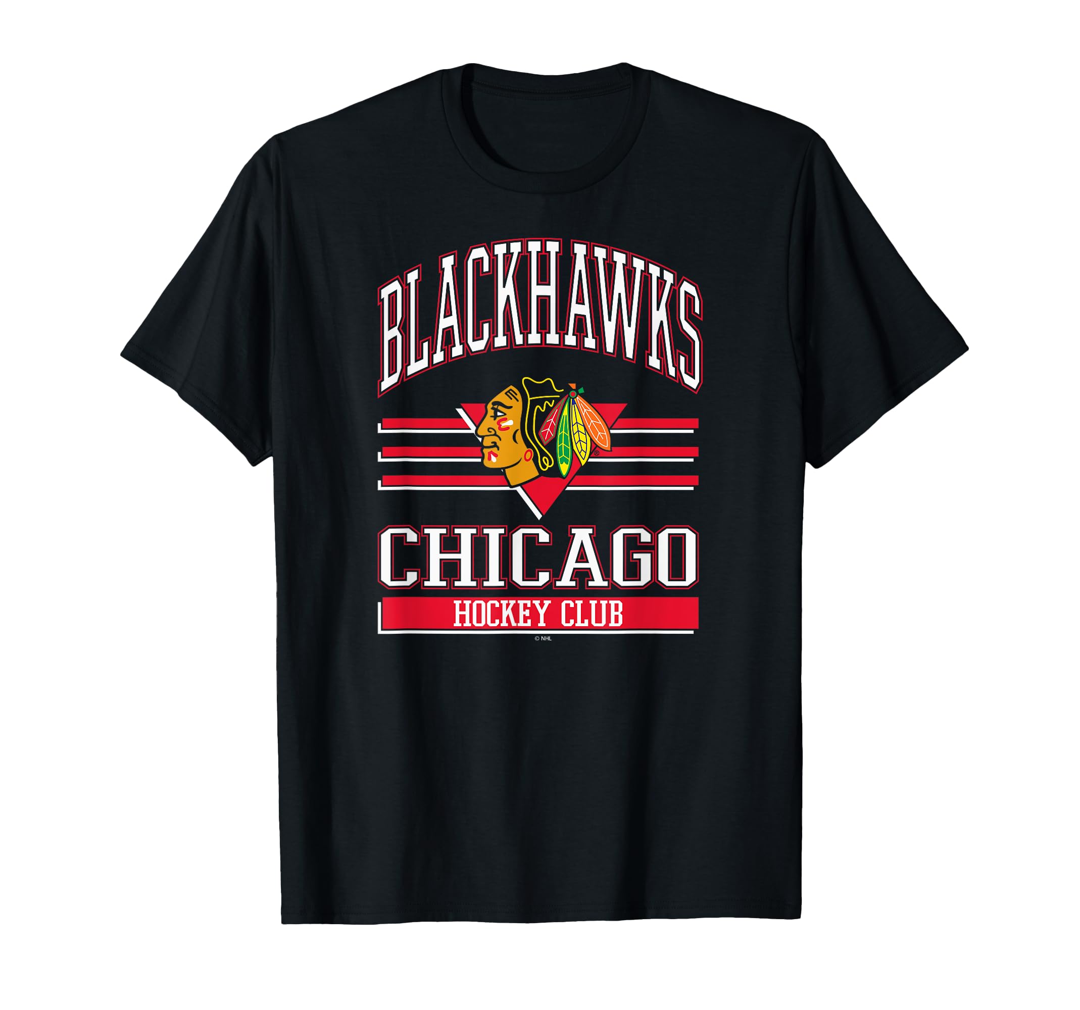 Amazon.com: Chicago Blackhawks Hockey Club Black Officially Licensed T ...