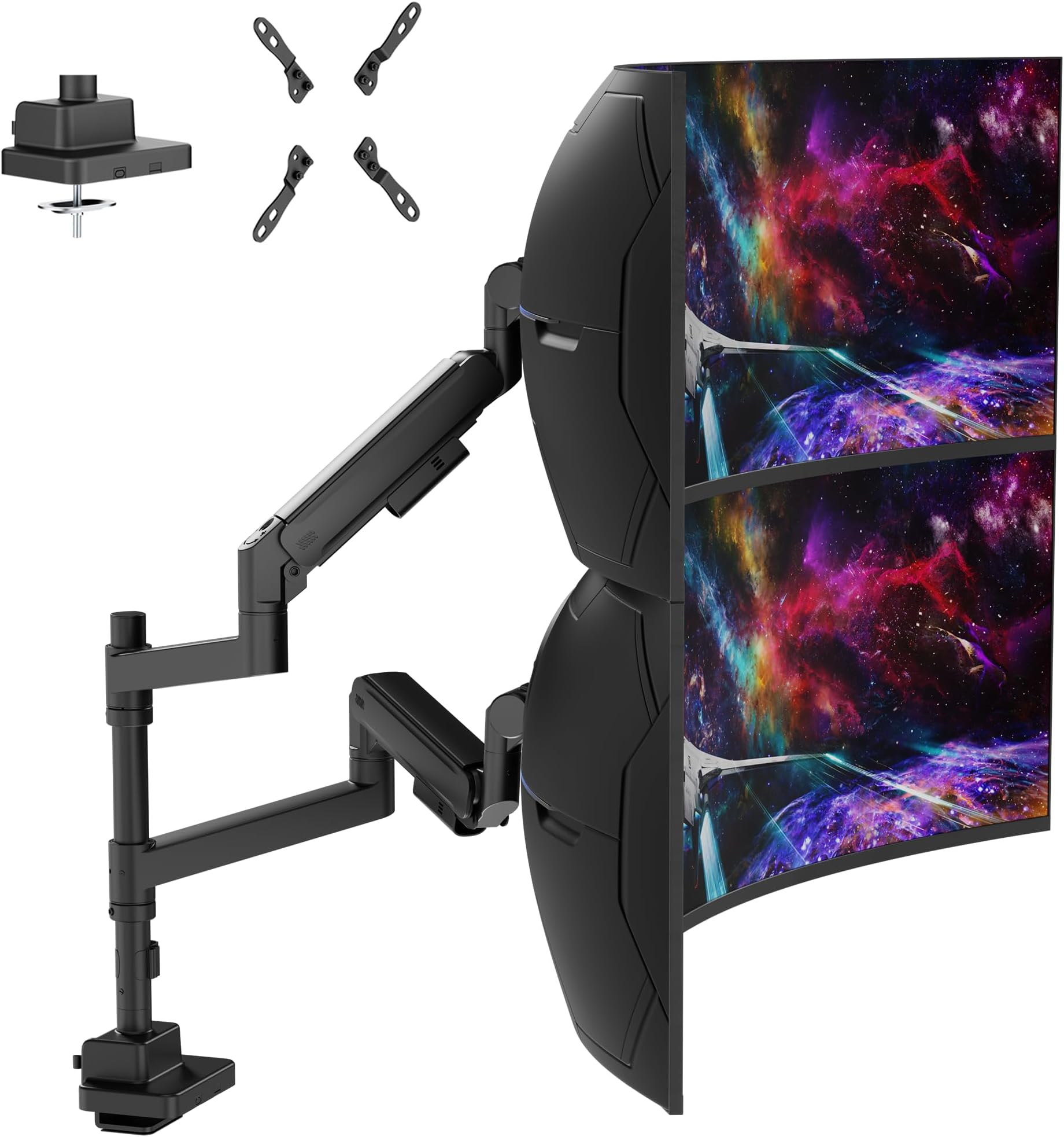 Amazon.com: G-PACK PRO Dual Monitor Arm for 17-57 Inch Ultrawide ...