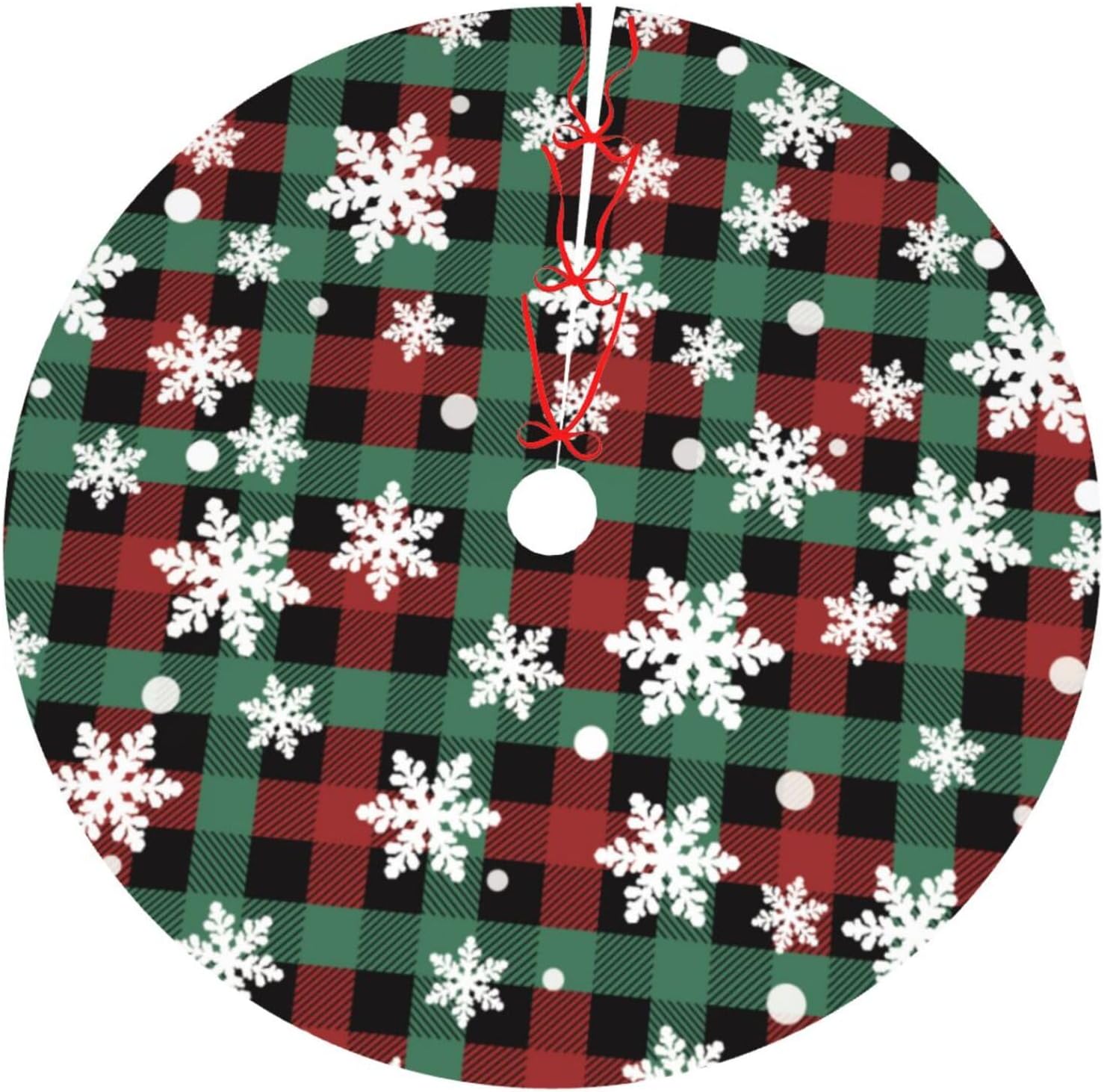 Amazon.com: Pentasmile 36 Inch Christmas Tree Skirt Small White ...