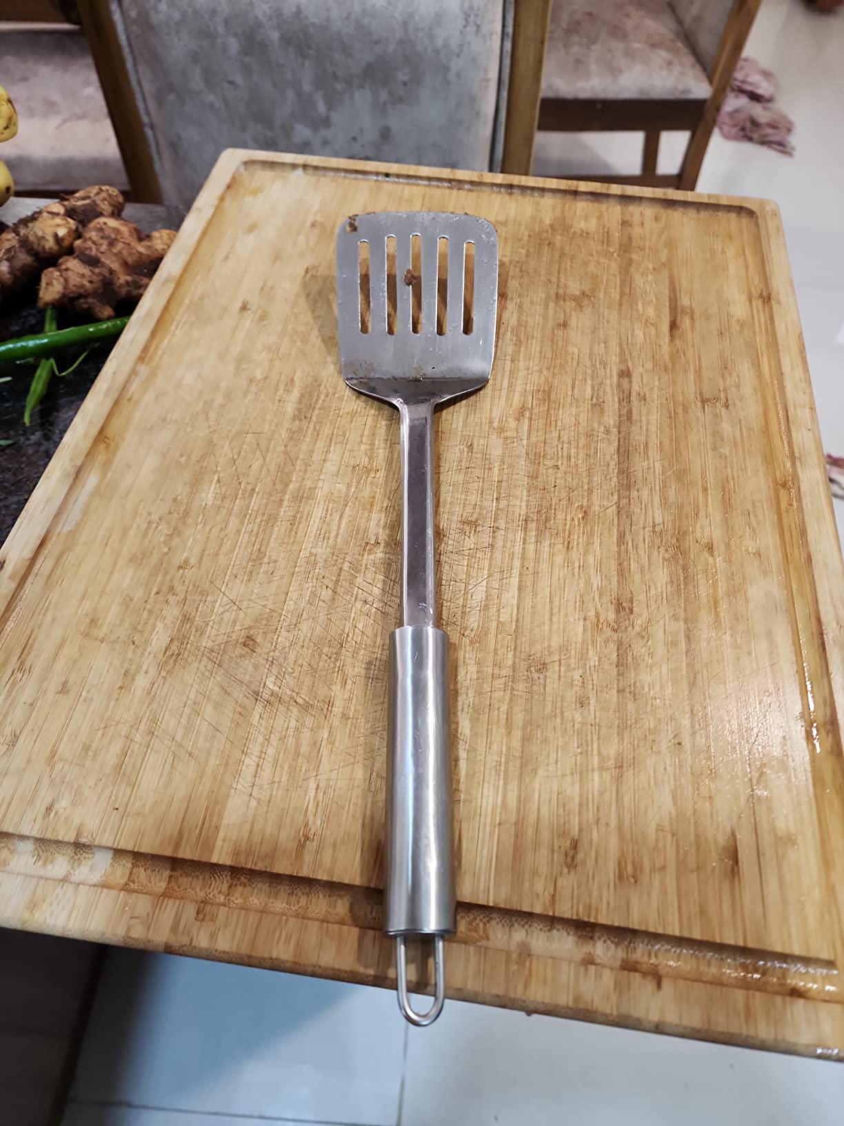 Buy Kuber Industries Stainless Steel Turners/Slotted Turner/Cooking ...