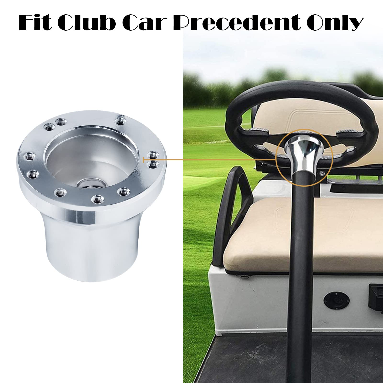 Snapklik.com : Club Car Precedent Golf Cart Steering Wheel Adapter Golf ...