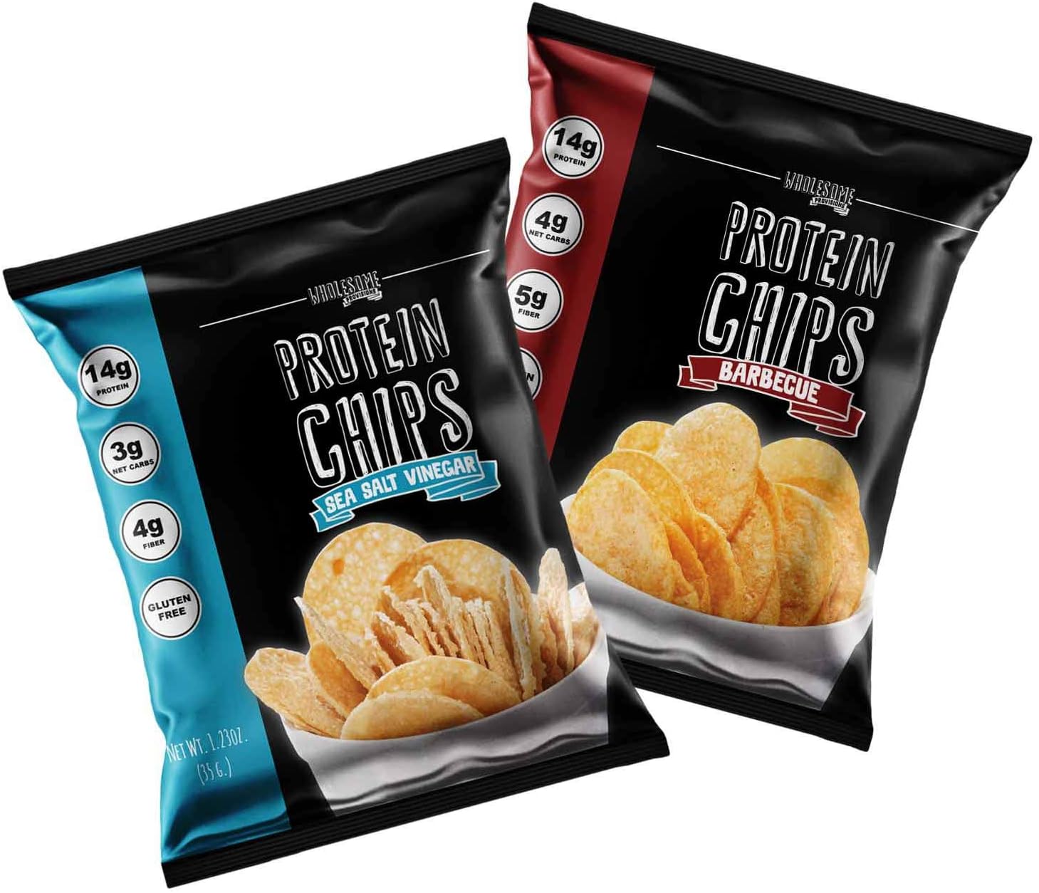 Amazon.com : Protein Chips, 14g Protein, 3g-4g Net Carbs, Gluten Free ...