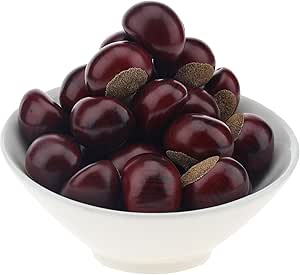 Amazon.com: Gresorth Plastic Artificial Chestnut Lifelike Fake Nut ...