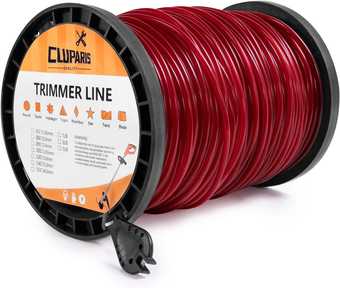 Amazon.com : Rotary 9594 Round Trimmer Line .155" x 21" High Wheel ...