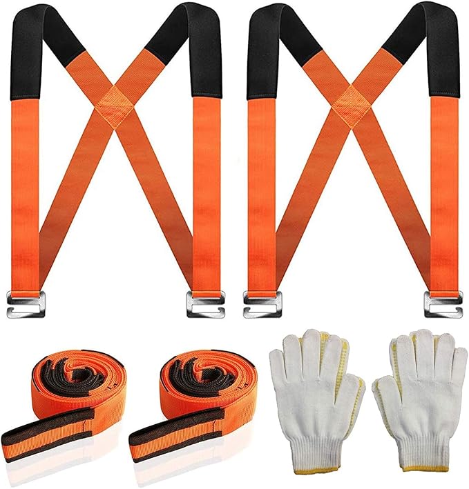 Lifting Straps for Movers, ZIZINET Moving Strap Load Capacity 150 kg ...