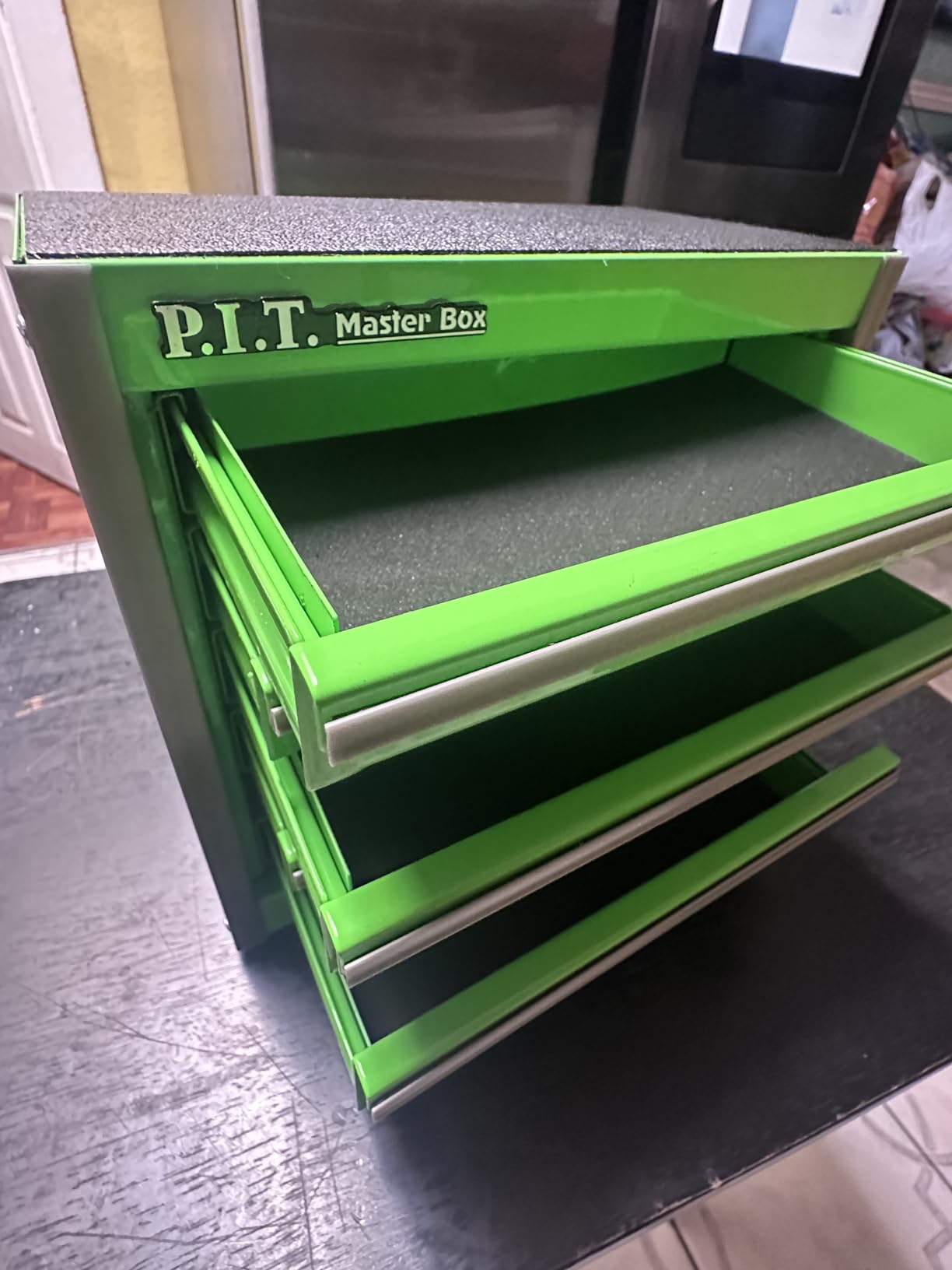 $11/mo - Finance P.I.T. Portable 3 Drawer Steel Tool Box with Magnetic ...