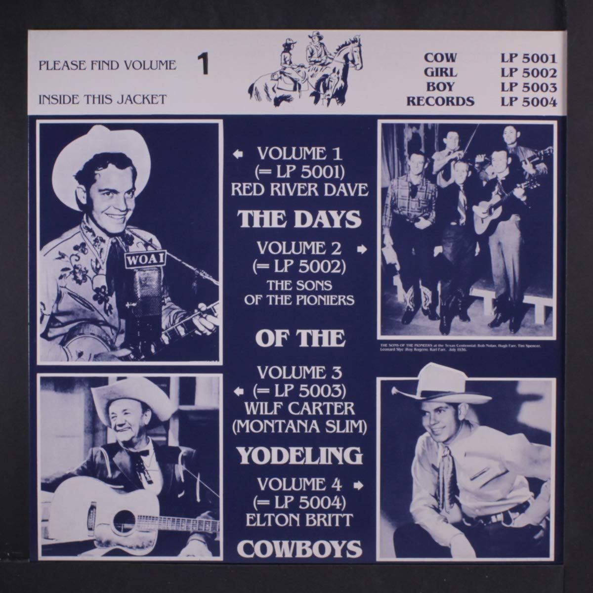 Amazon.com: the days of the yodeling cowboys: CDs & Vinyl
