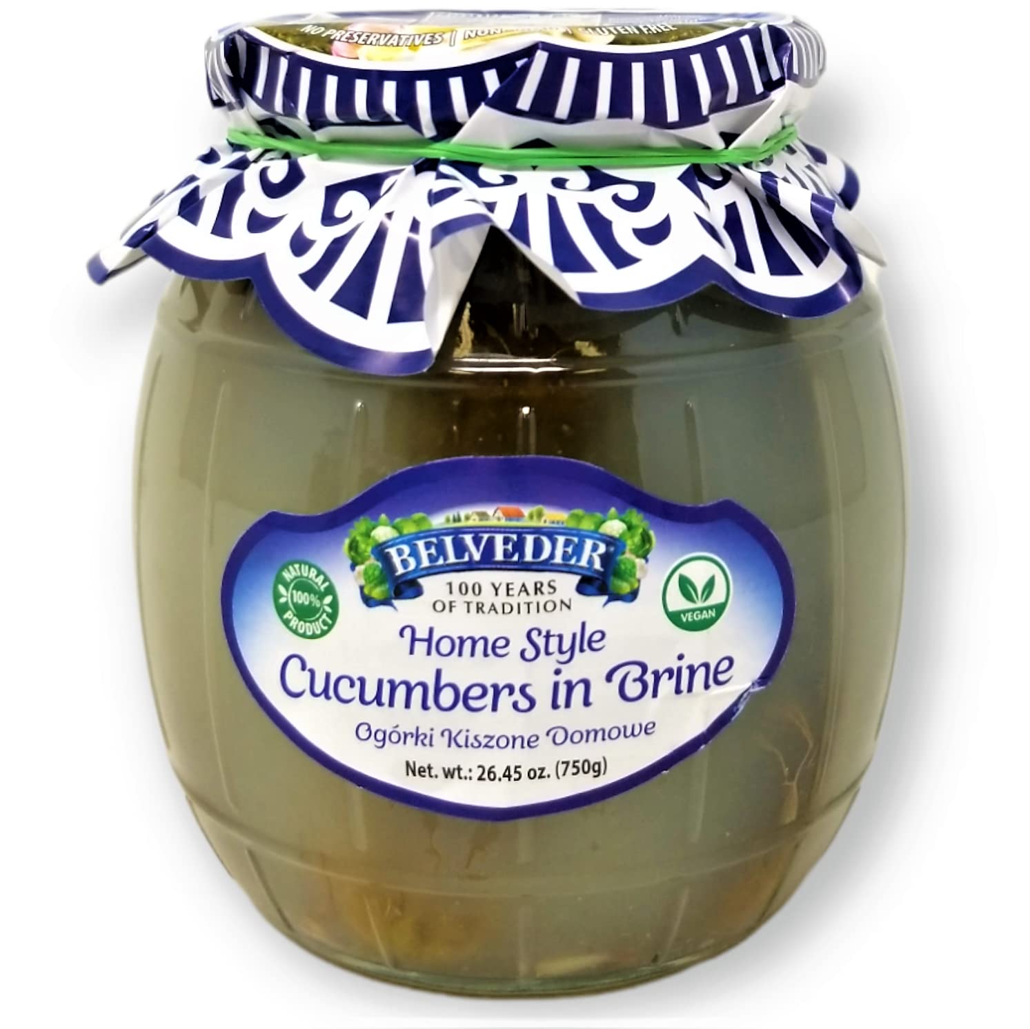 Amazon.com : Belveder Home Style Cucumbers in Brine : Grocery & Gourmet ...