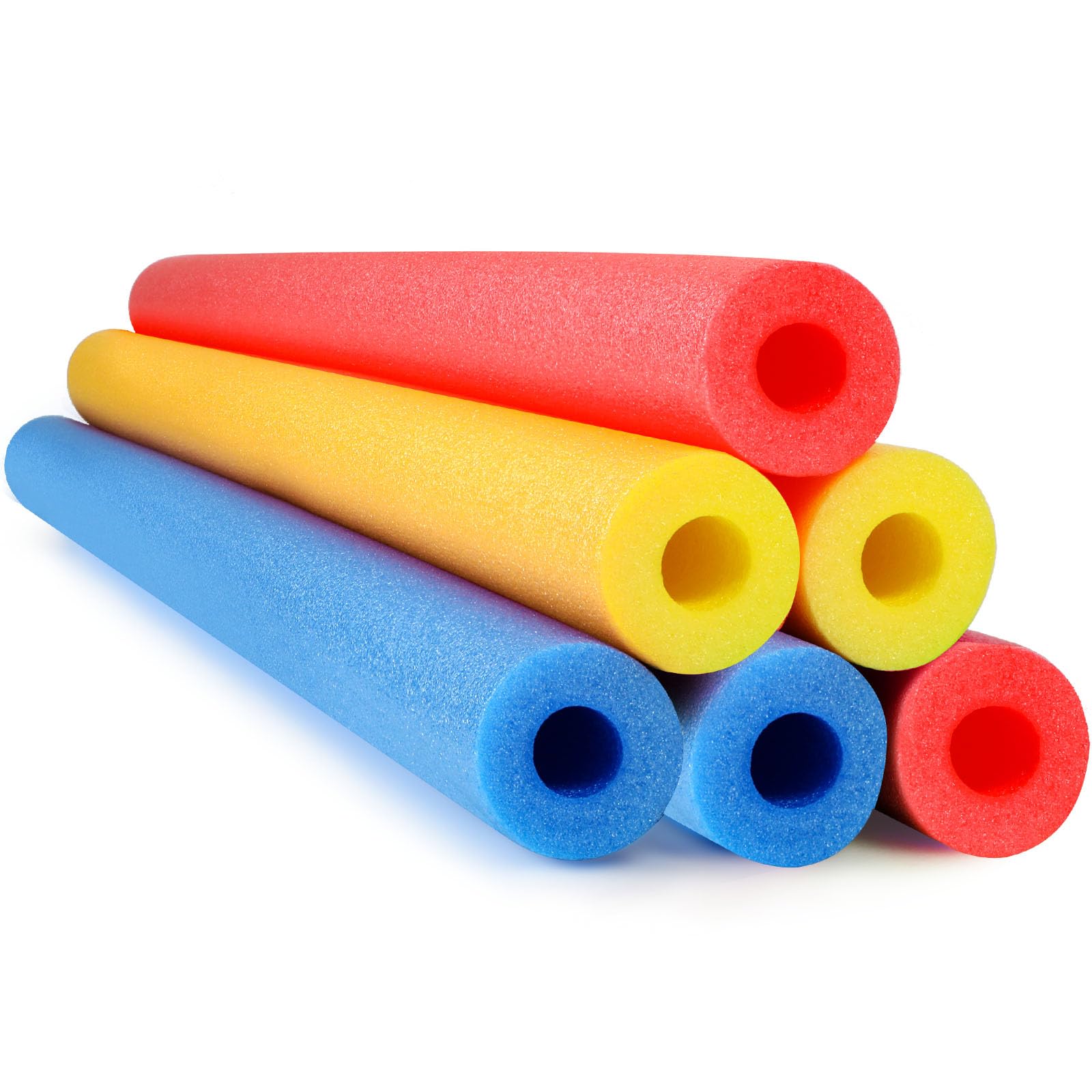 Snapklik.com : Hanaive 6 Pack Pool Noodles Swimming Floating Foam Tube ...