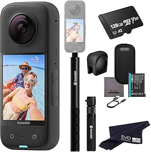 Amazon.com : Insta360 X3- Waterproof 360 Action Camera with 1/2" 48MP Sensors, 5.7K 360 HDR ...