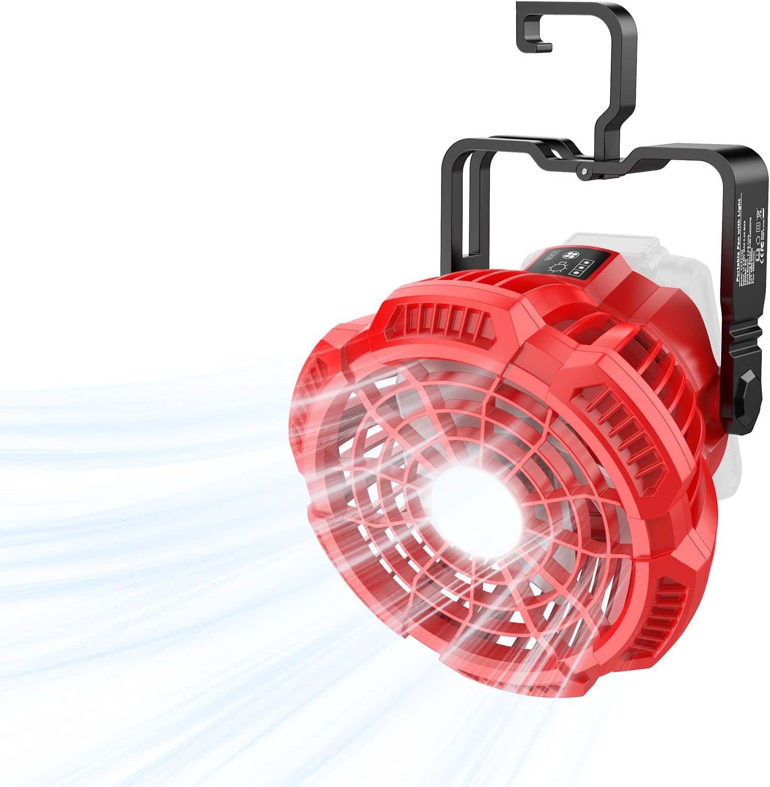 Amazon.com: Milwaukee 0886-20 M18 18V Cordless Jobsite Fan (Bare Tool ...