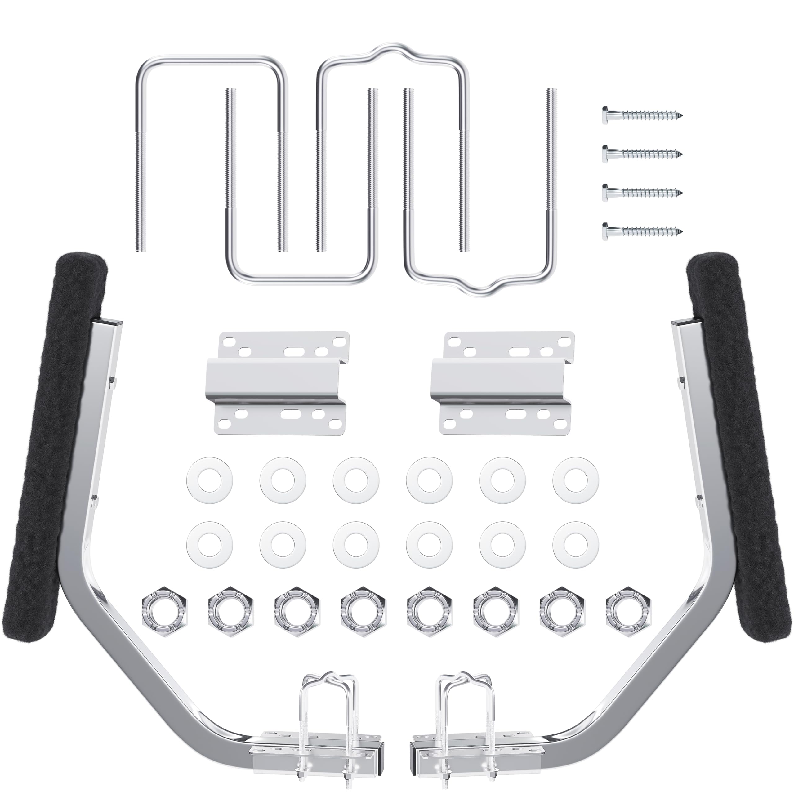 Snapklik.com : KUAFU Universal Boat Trailer Guide On 24"-36" Adjustable ...