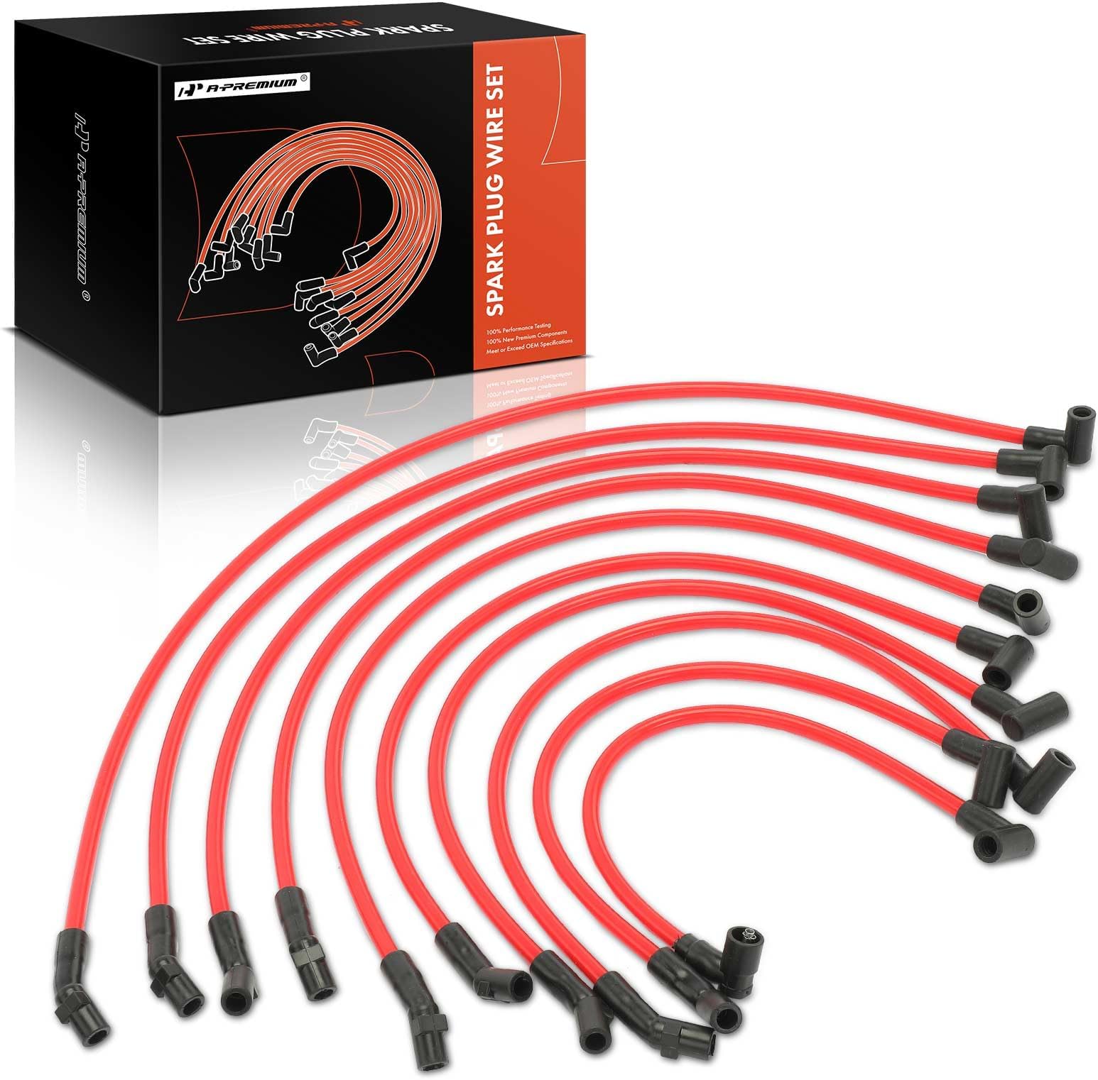 Amazon.com: A-Premium Ignition Spark Plug Wires Set of 10 Compatible with Ford F-150 F150 1979 ...