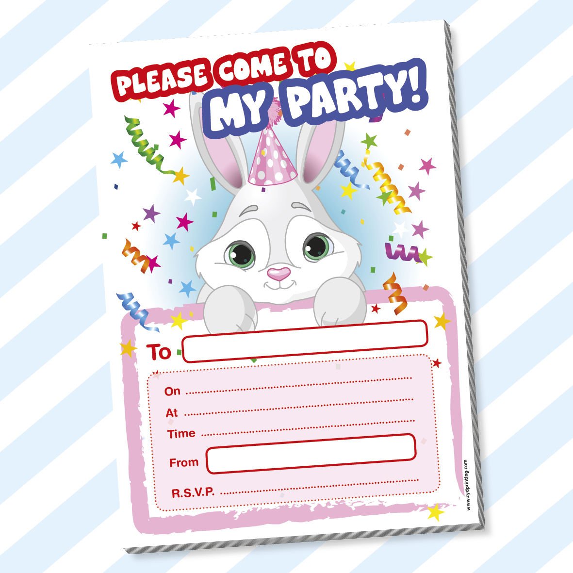 Childrens Kids Birthday Party Invitations Invites Pack Pads Blank Boys ...