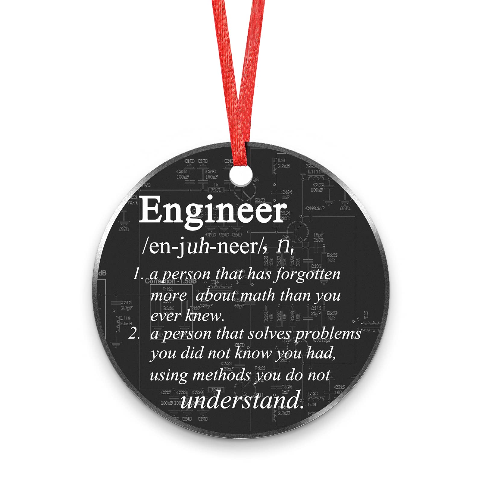 Amazon.com: Patelai Christmas Engineer Gift Engineer Christmas Ornament ...