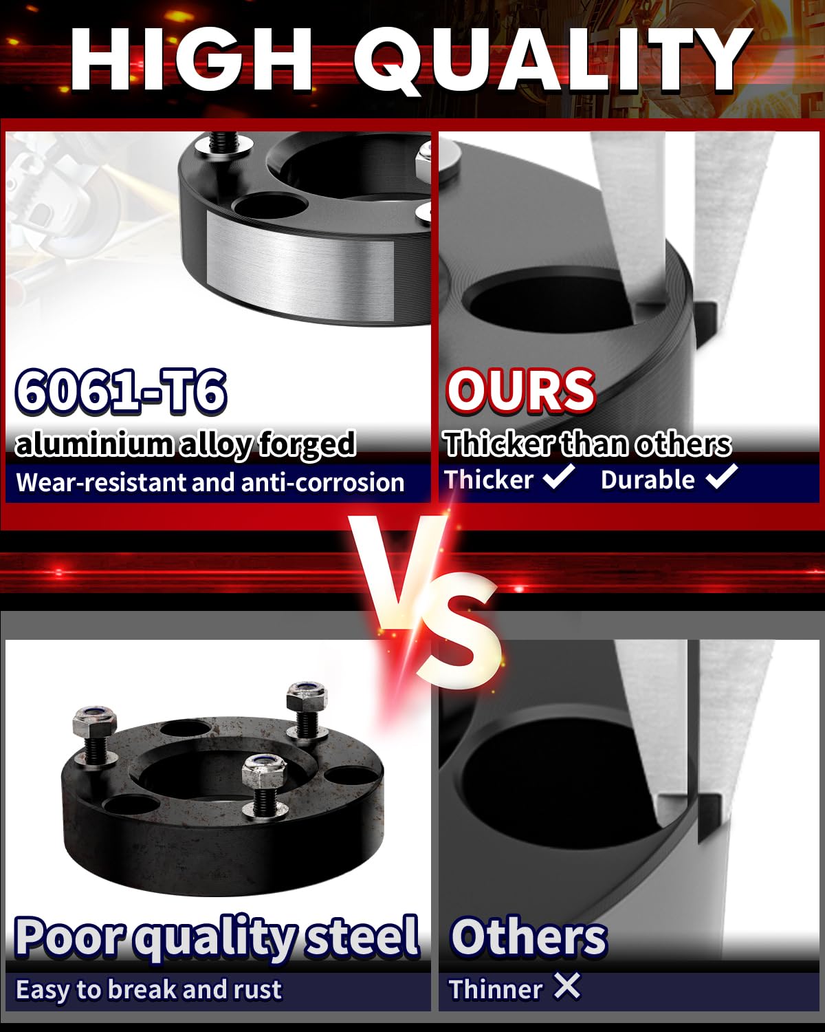 Snapklik.com : FLYCLE Leveling Lift Kit For 2004-2025 F150 2WD 4WD, 2 ...