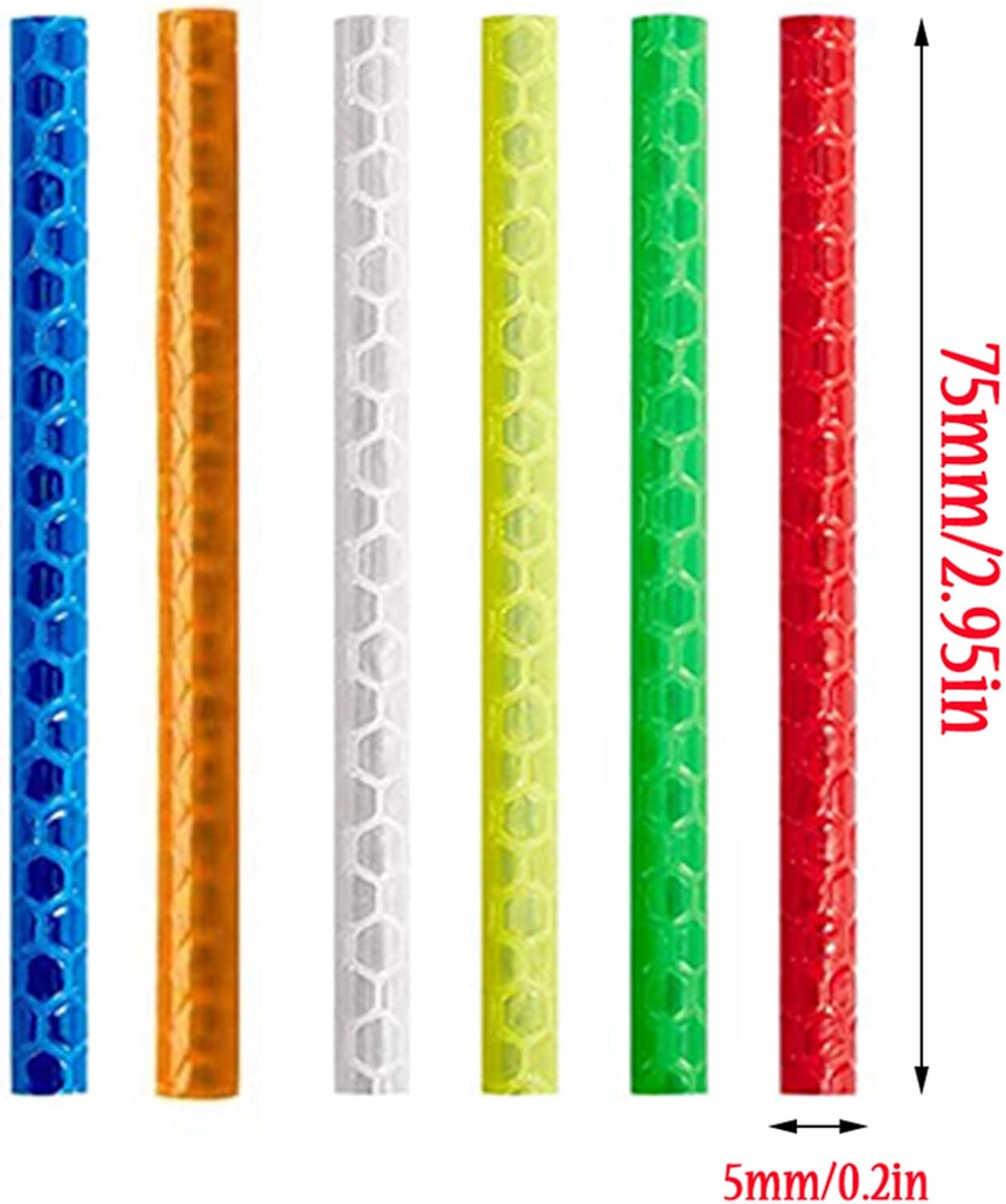 Bike Rim Reflector Bicycle Spoke Sticks Protection Spoke Wraps Bicycle ...