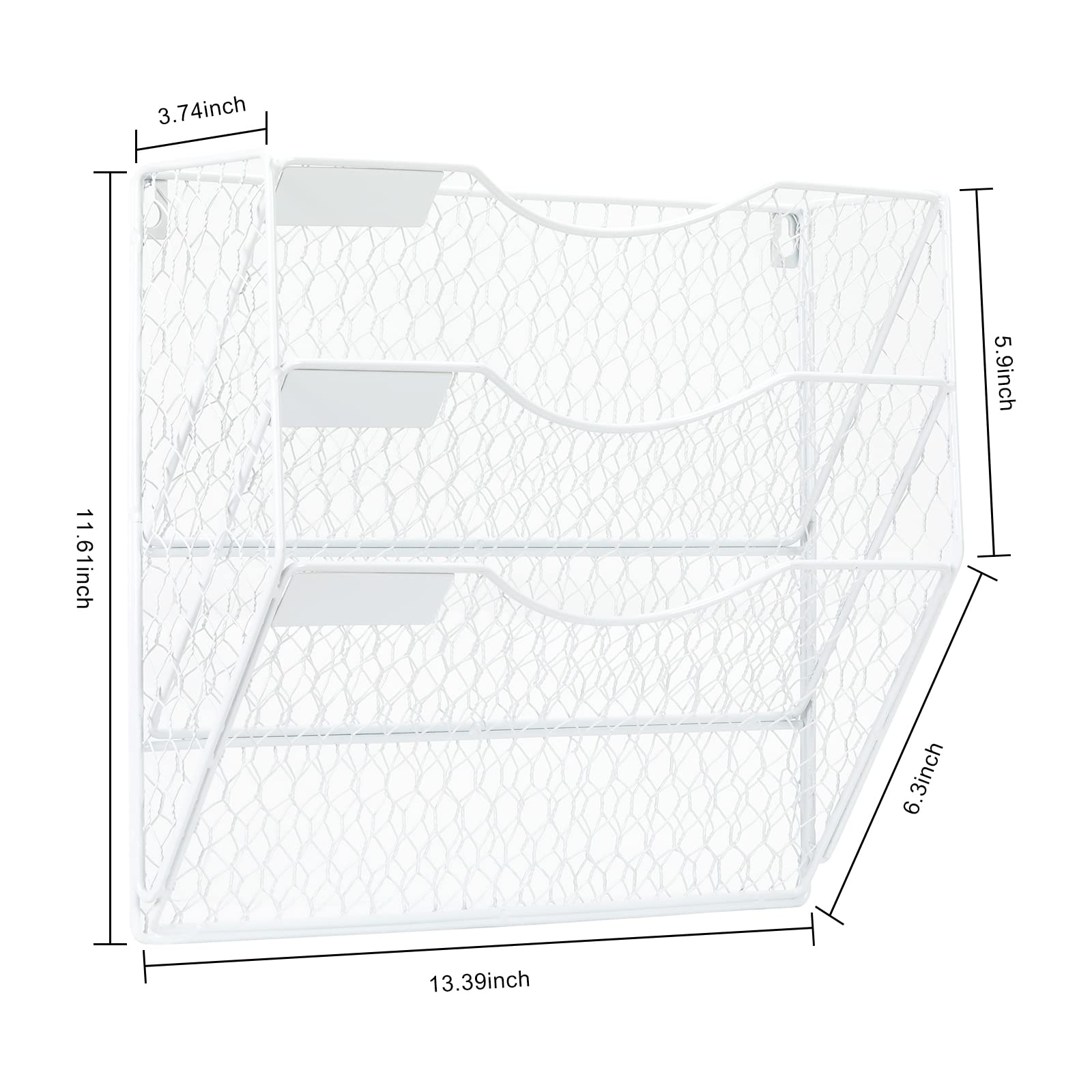 Snapklik.com : PAG Hanging Wall File Holder Office Wall Organizer Mail ...