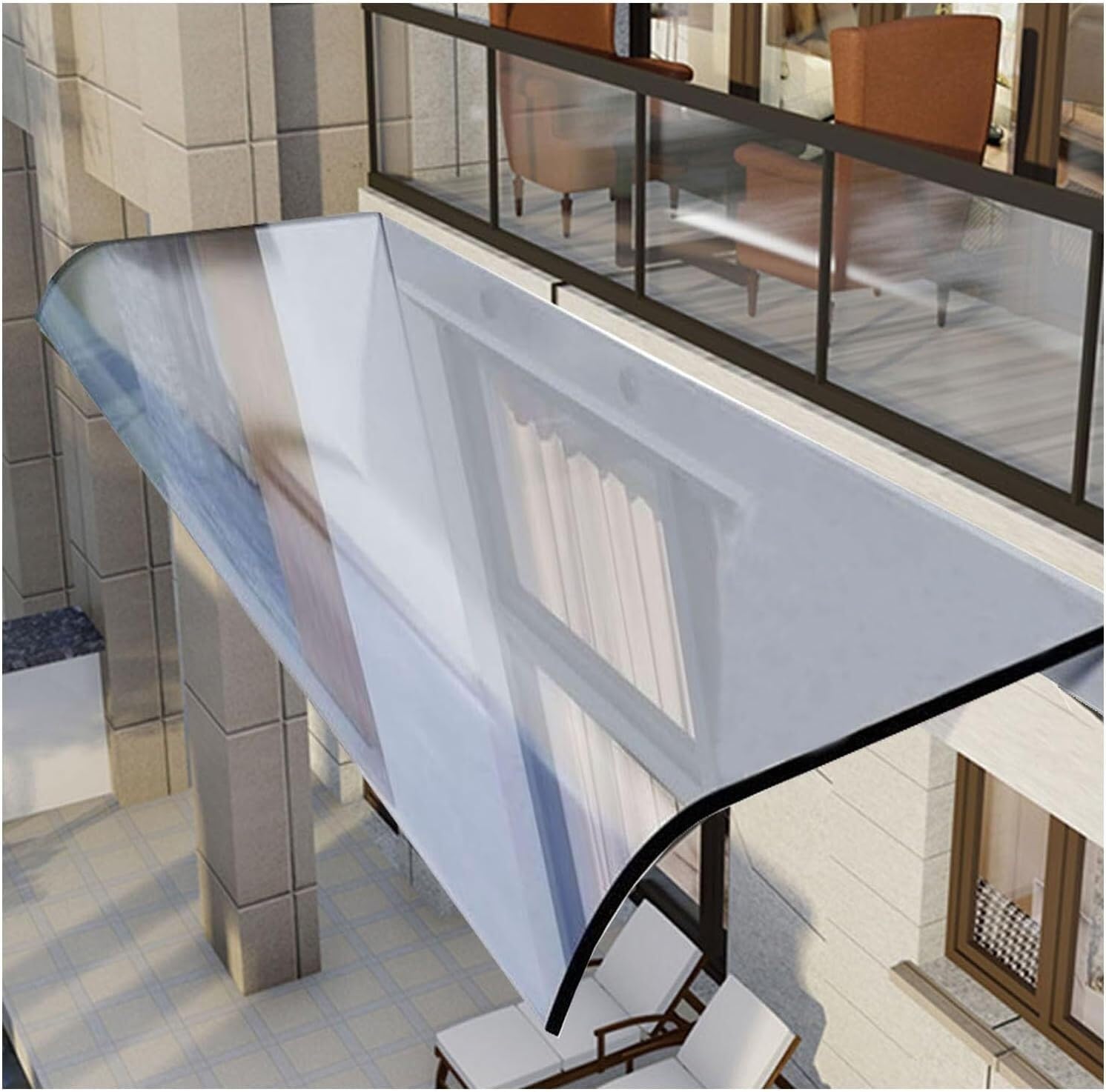 Front Back Porch Shade Shelter Rain Cover, Window Awning, Door Canopy ...