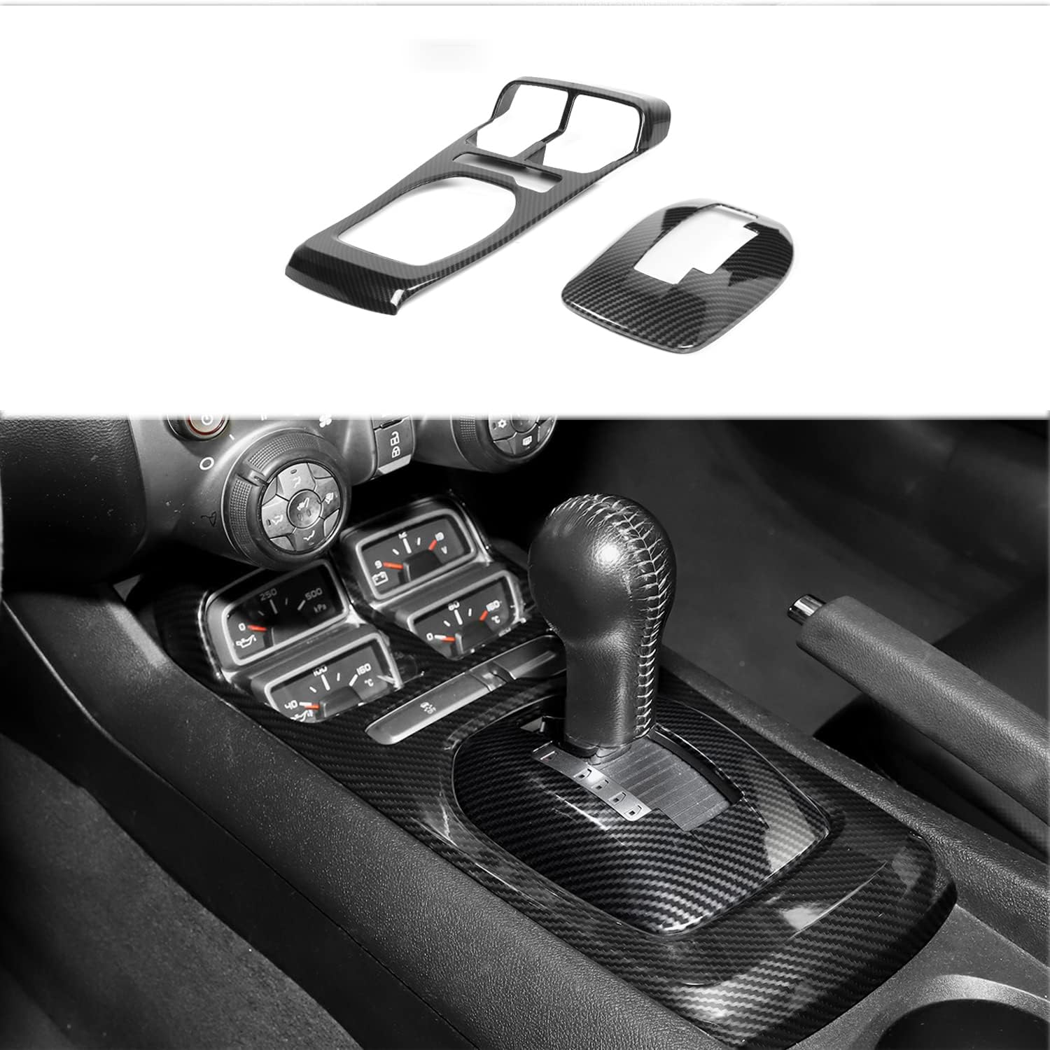 Amazon.com: Daeiclru Gear Shift Panel Trim Cover Fit for Jaguar F-Type ...