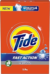 Tide Fast Action Laundry Detergent Powder, 1.5 KG: Buy Online at Best ...