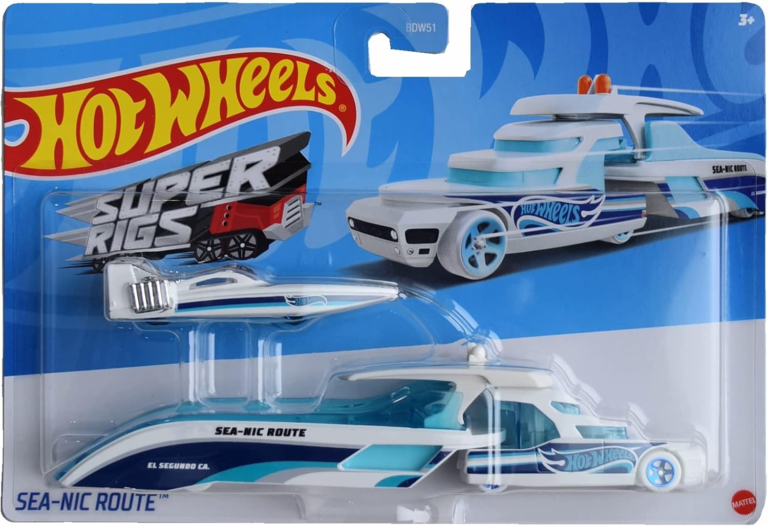 Hot Wheels Sea Nic Route, Super Rigs : Amazon.com.mx: Juguetes y Juegos