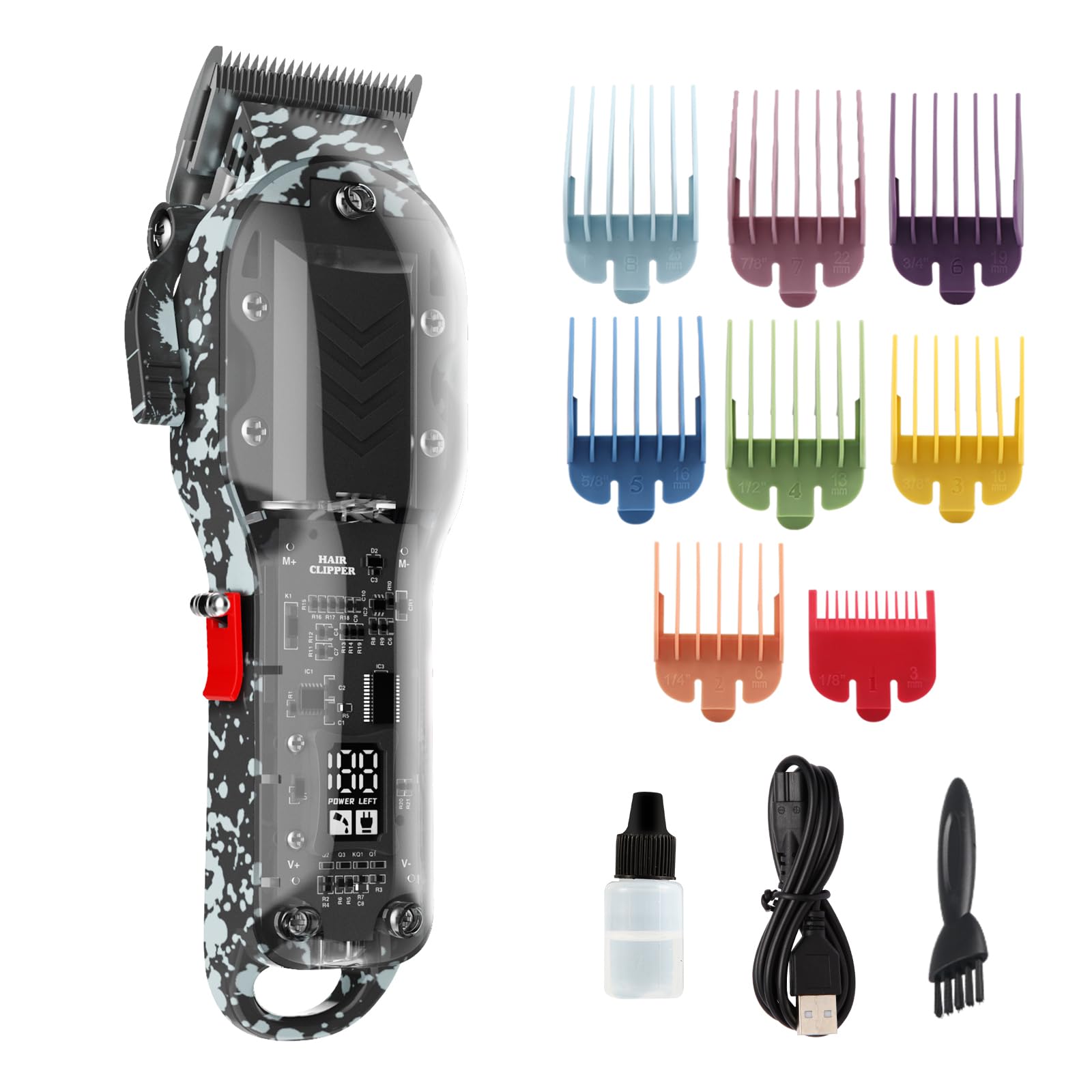 Amazon.com: Professional Hair Clippers for Men, Cordless Barber ...