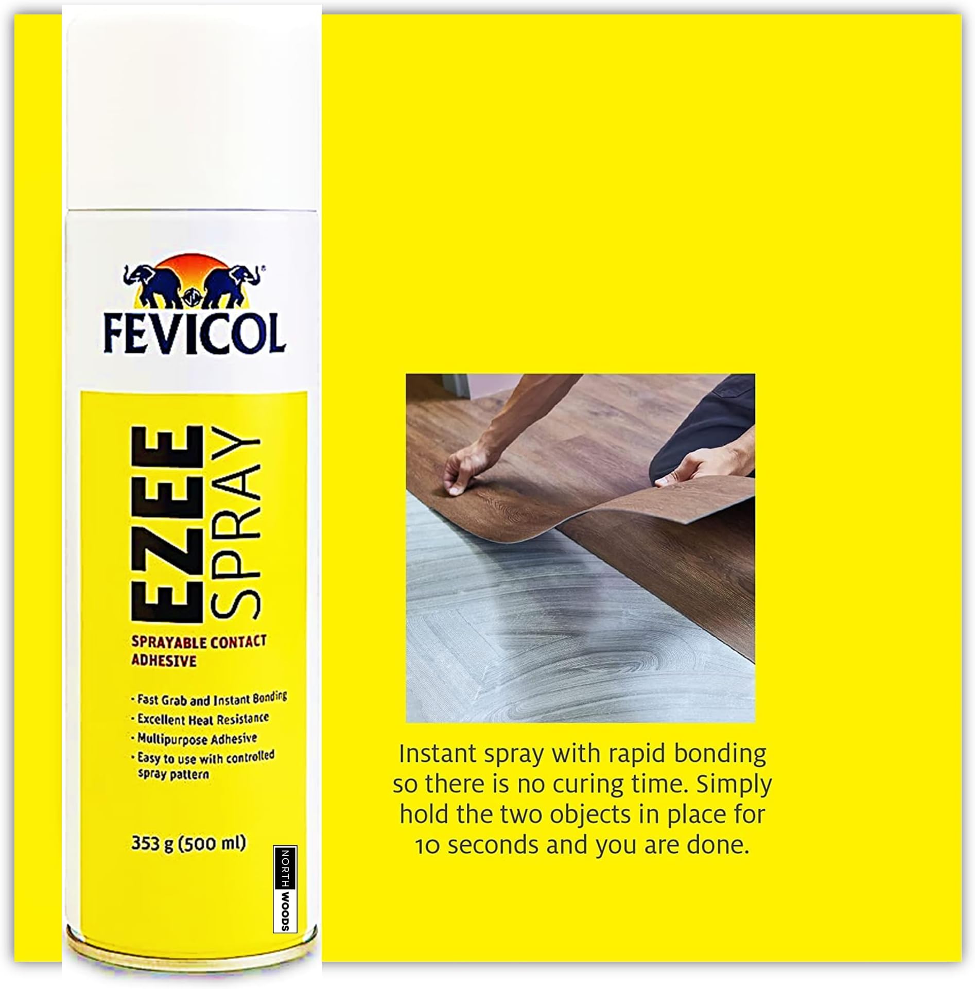 Pidilite Fevicol Ezee Sprayable Glue for Soundproofing & Acoustic ...