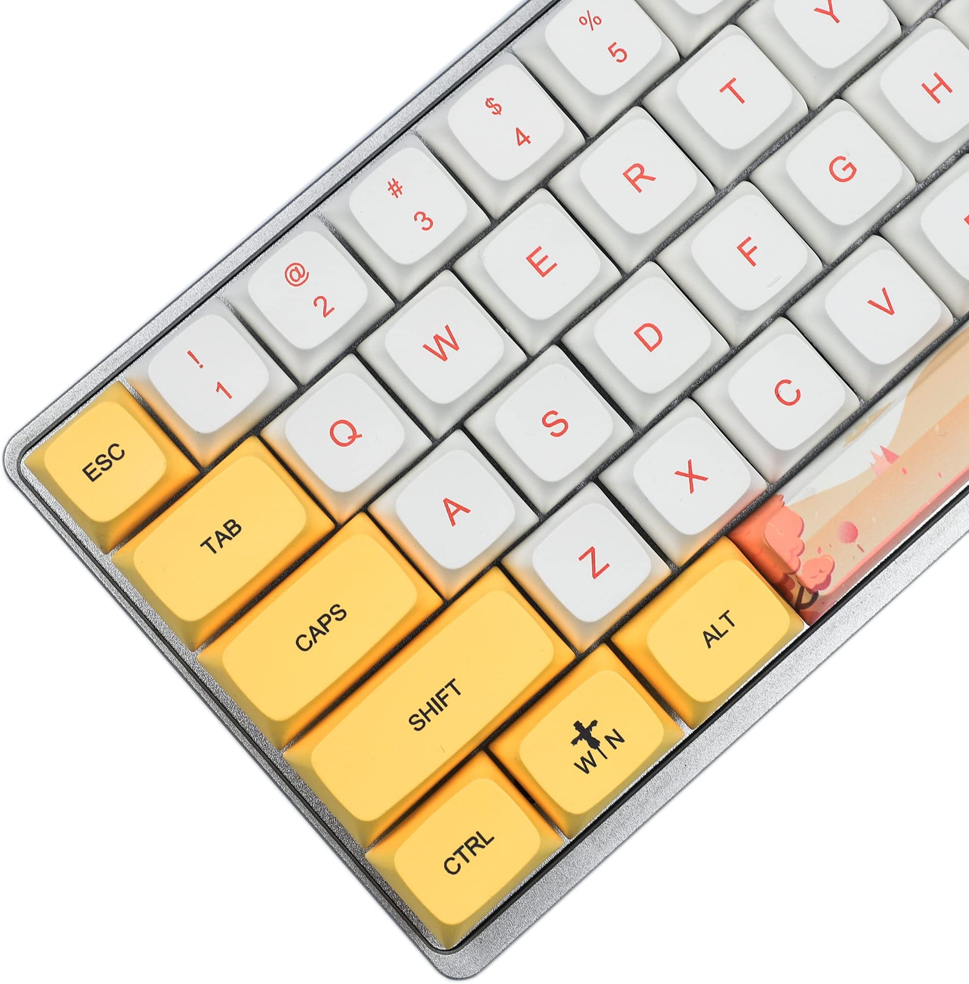 Amazon.com: Matcha Dye Sub ZDA PBT Keycap XDA V2 German French Spain ...