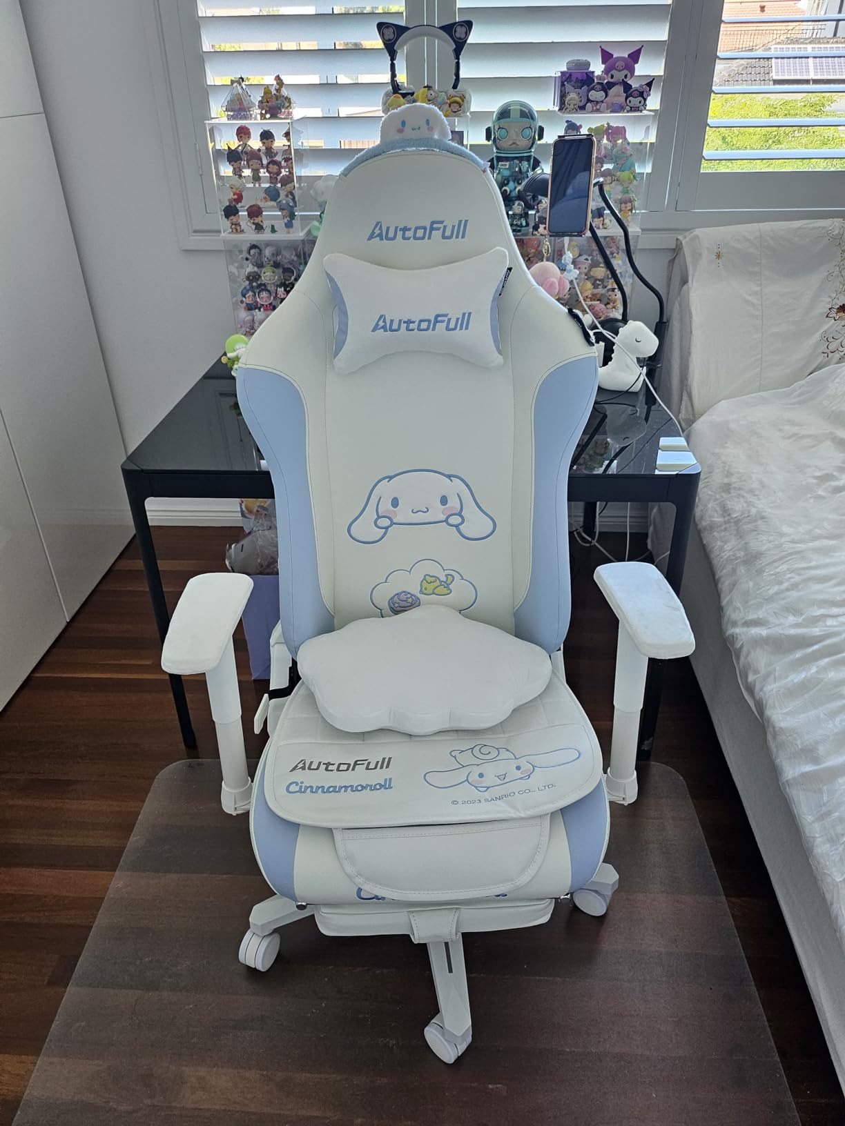 AutoFull Cinnamoroll Gaming Chair High Back Ergonomic Office Desk ...