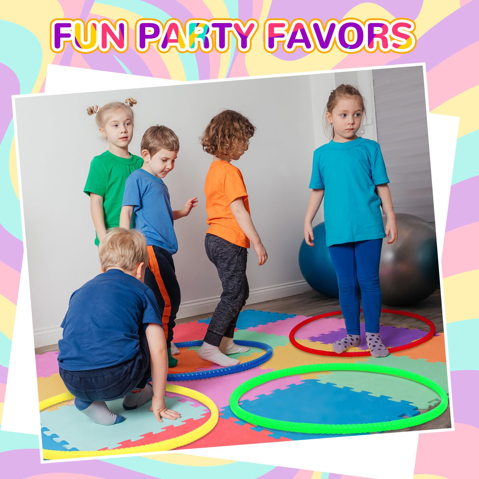 Snapklik.com : Sratte 8 Pcs Color Hoop Detachable Adjustable Exercise ...