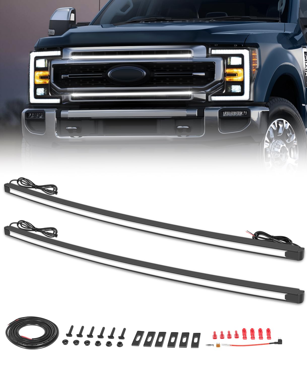 Snapklik.com : OFFROADTOWN LED Grille Lights Compatible