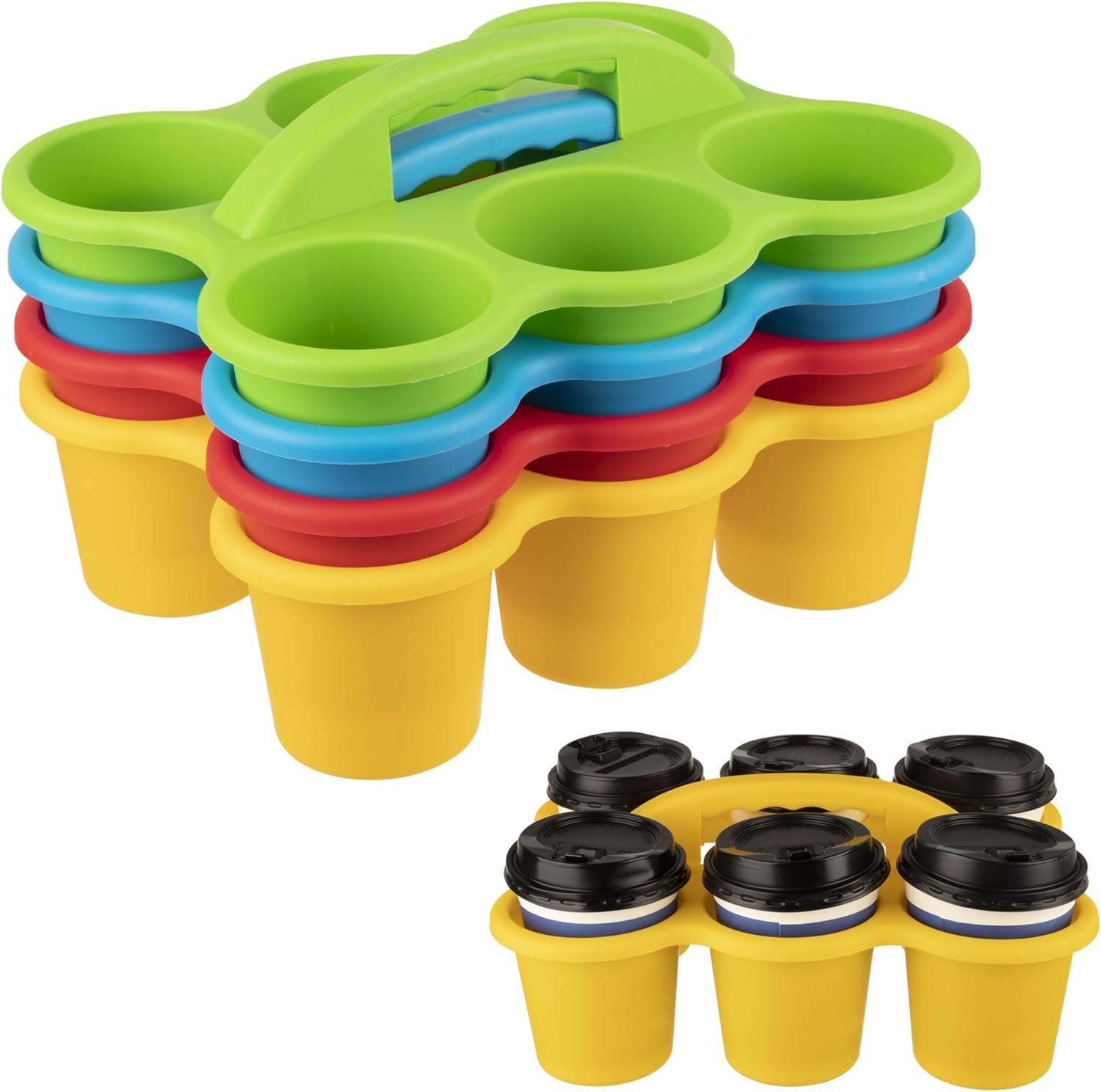 Amazon.com: Find Scrapblooms Plastic Cup Caddy for Drink Delivery ...