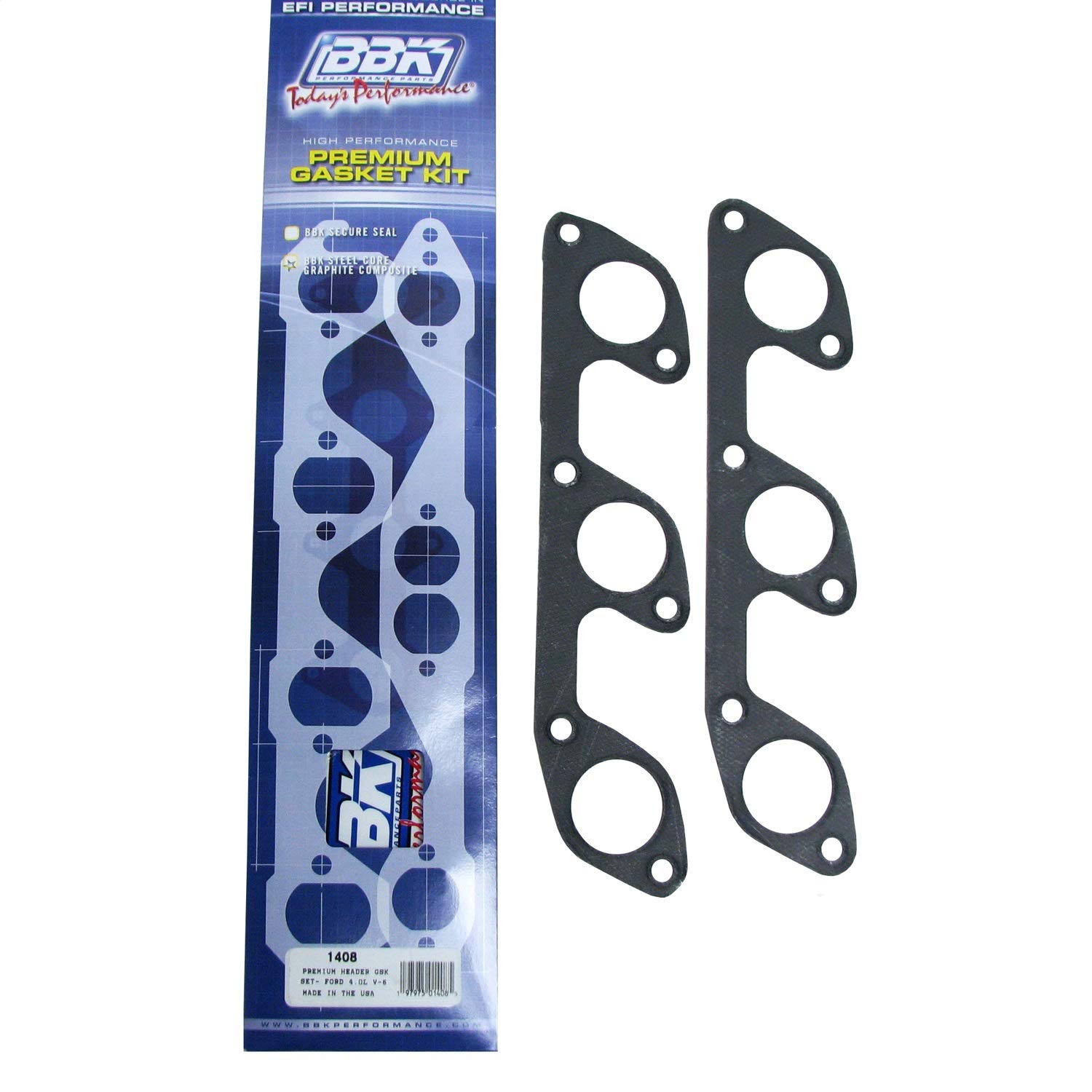 Long Tube Headers 5.7 Hemi BBK 1404 Premium Header Gasket Set Sbc ...