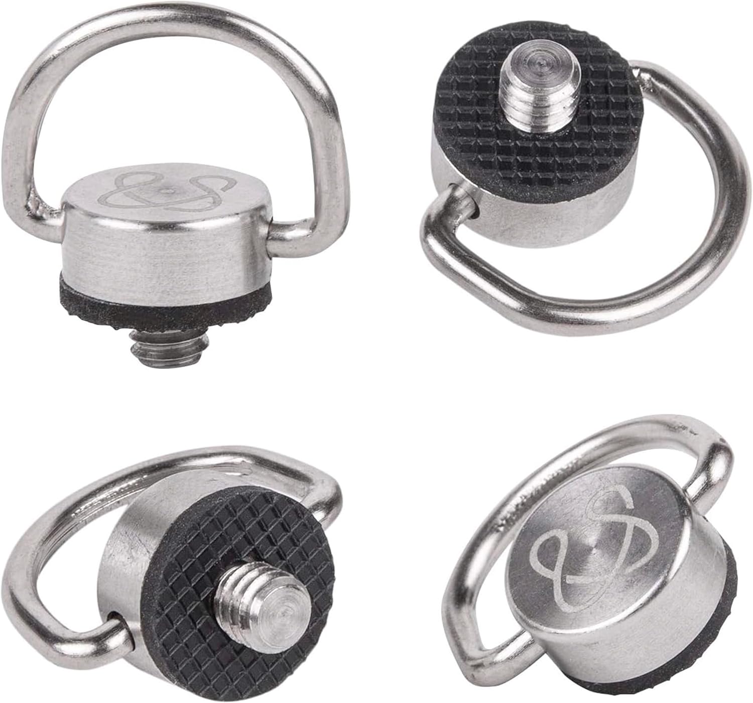 Amazon.com : Stainless Steel D Ring 1/4 Screw Adapter for Camera Strap ...