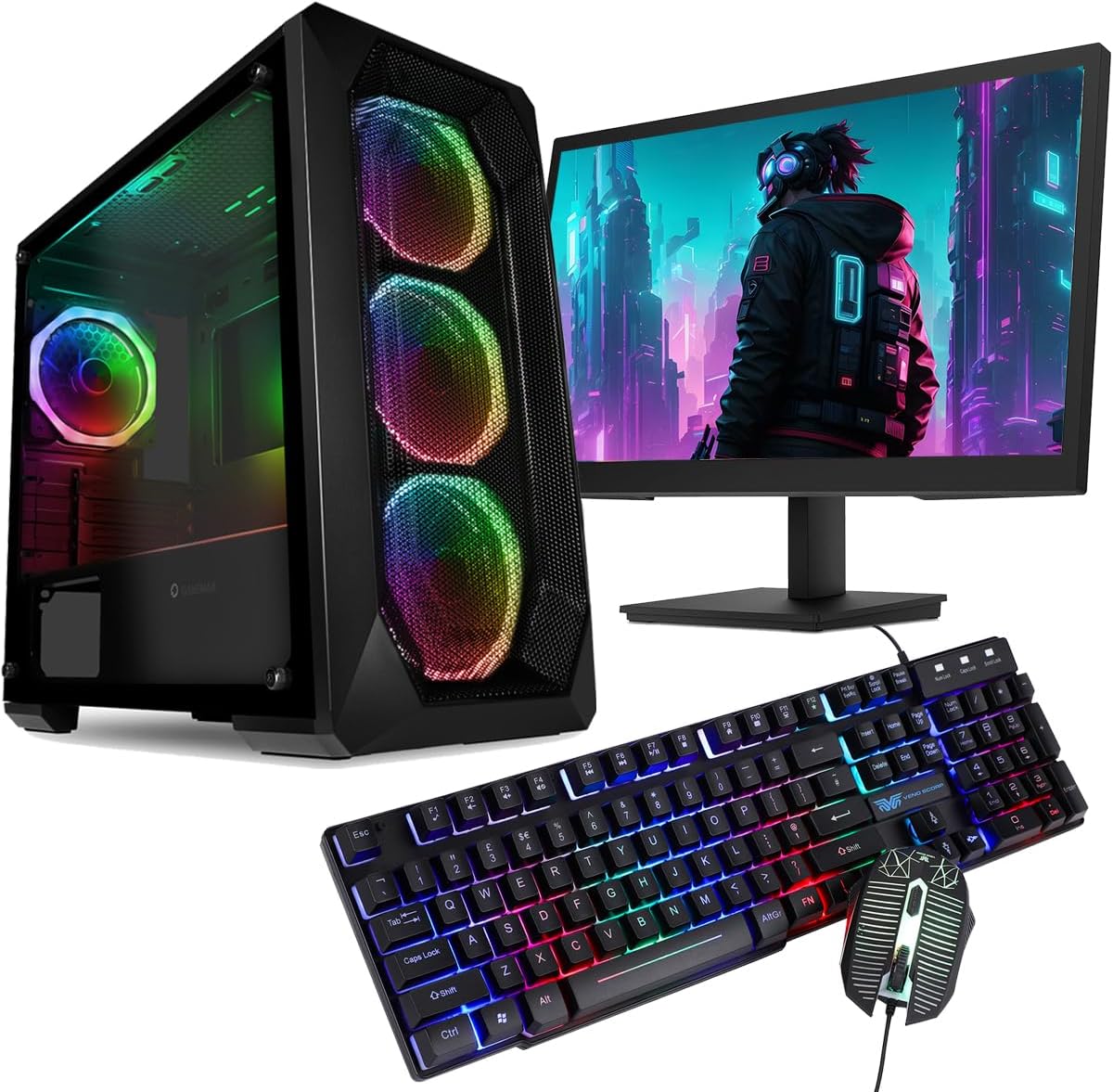 Veno Scorp GAMING PC Bundle Intel Core i7 2600 16GB Ram, 24" Full HD ...