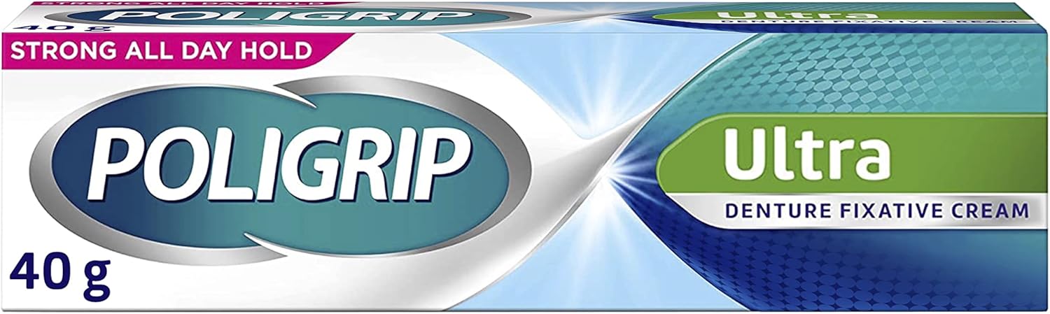 Glaxo Smith Klein Poligrip Ultra Denture Fixative Cream (40G) by Glaxo ...