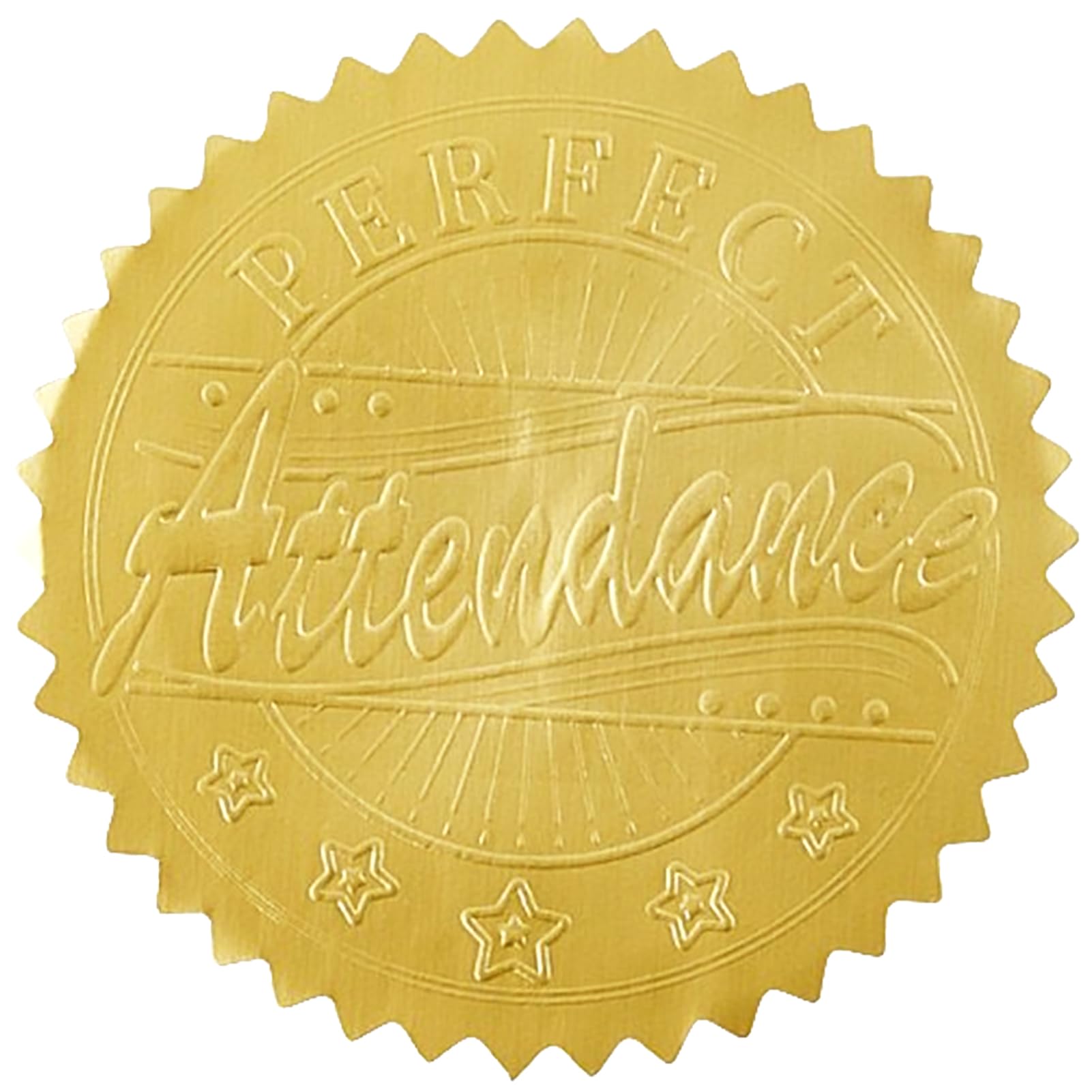 Amazon.com: CRASPIRE 408Pcs Attendance Gold Foil Embossed Stickers 2 ...