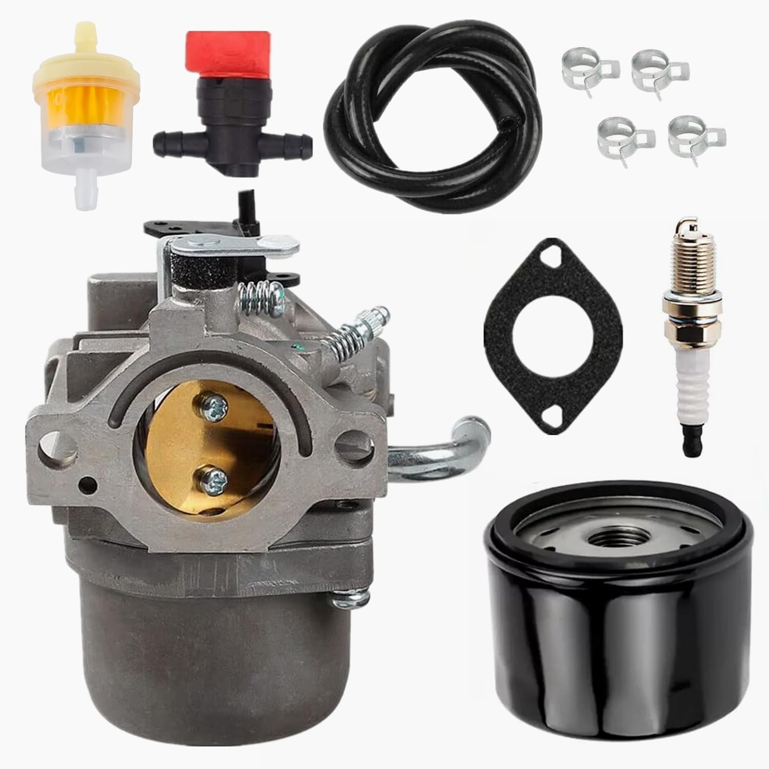 Amazon.com: Carburetor Carb Kit Compatible with Troy-Bilt TB30R 10.5 HP ...