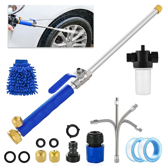 Power Washer Hose Attachment Eafc 100bar Brushless High Pressure Car ...