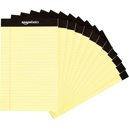 Amazon.com : 12 Pack Notepads 4x6 College Ruled Lined Note Pads 4x6 ...