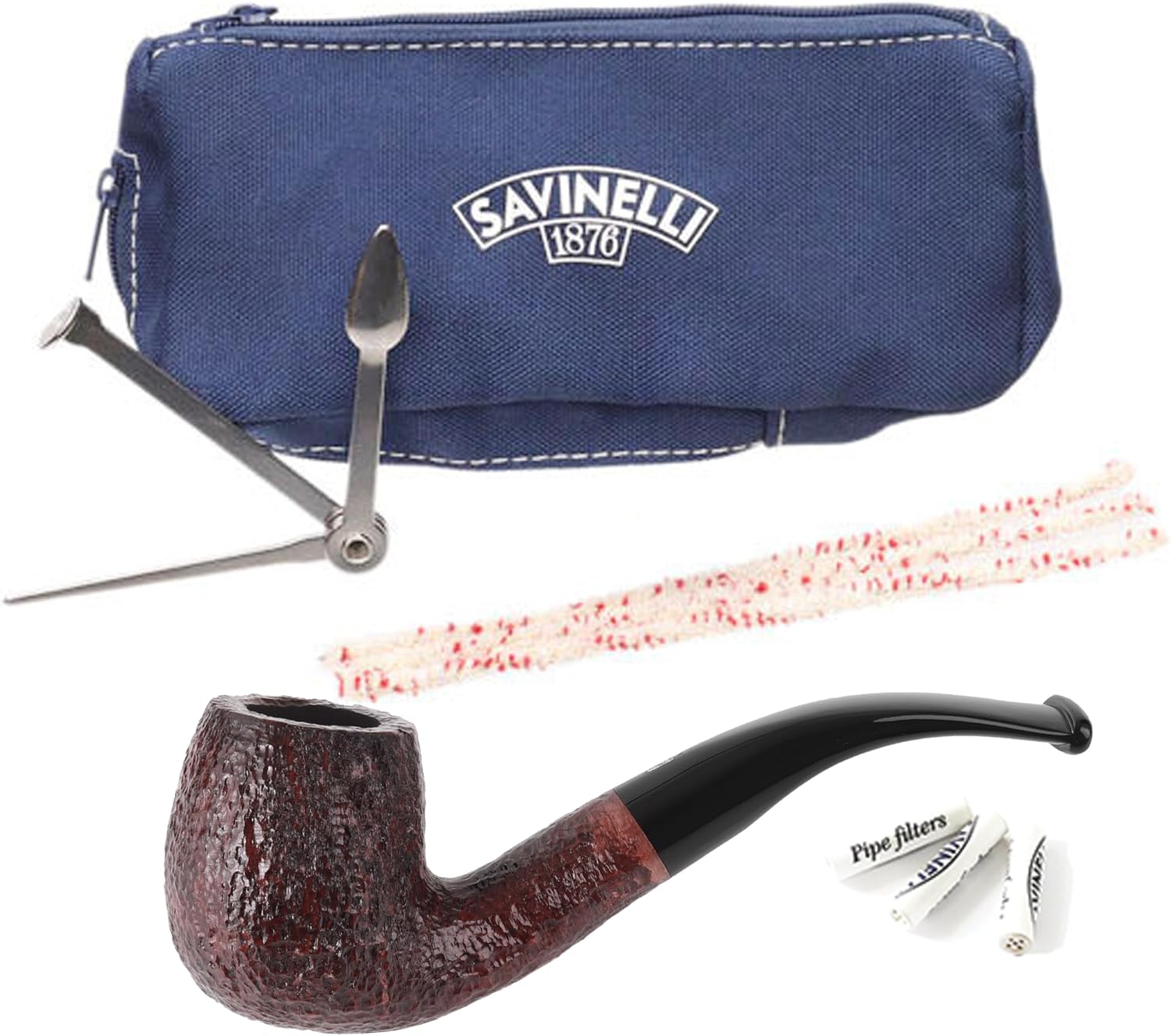 Amazon.com: Savinelli 601 One Briar Care Kit - Set + 30 6mm Filters ...