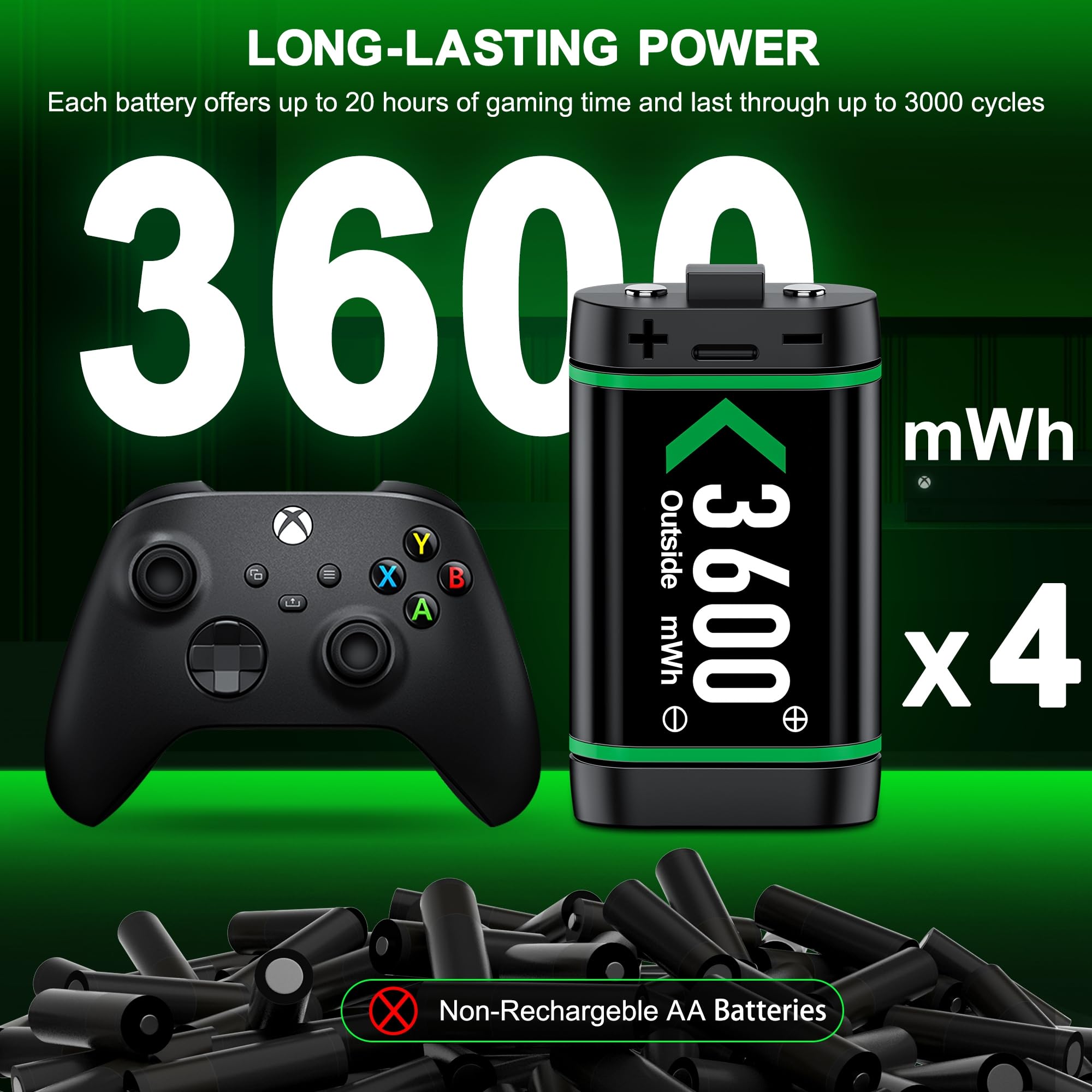 Xbox One Controller Battery Aa