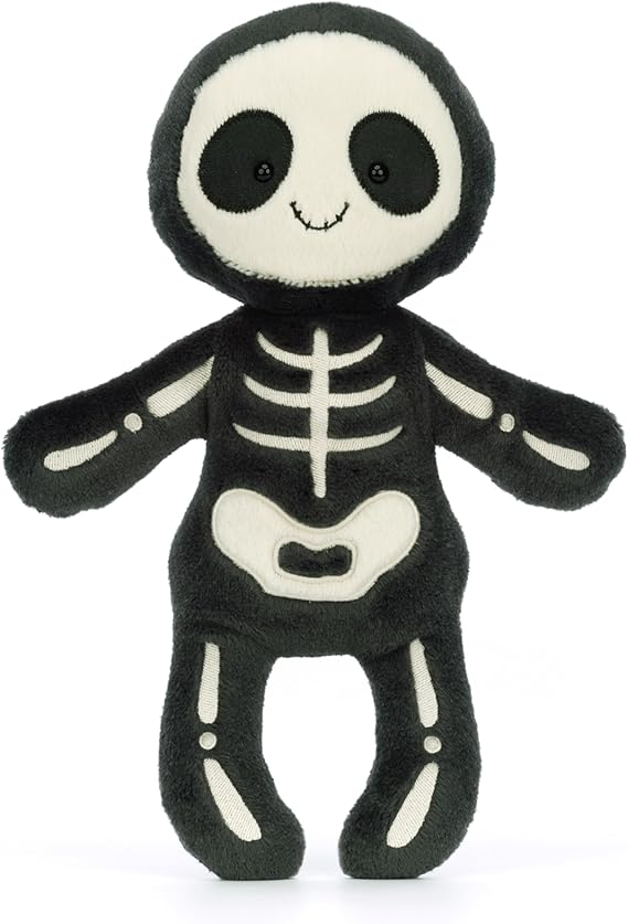 Amazon.com: Jellycat Skeleton Bob Stuffed Toy, 13 inches - Spooky ...