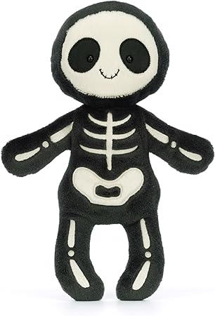 Amazon.com: Jellycat Skeleton Bob Stuffed Toy, 13 inches - Spooky ...