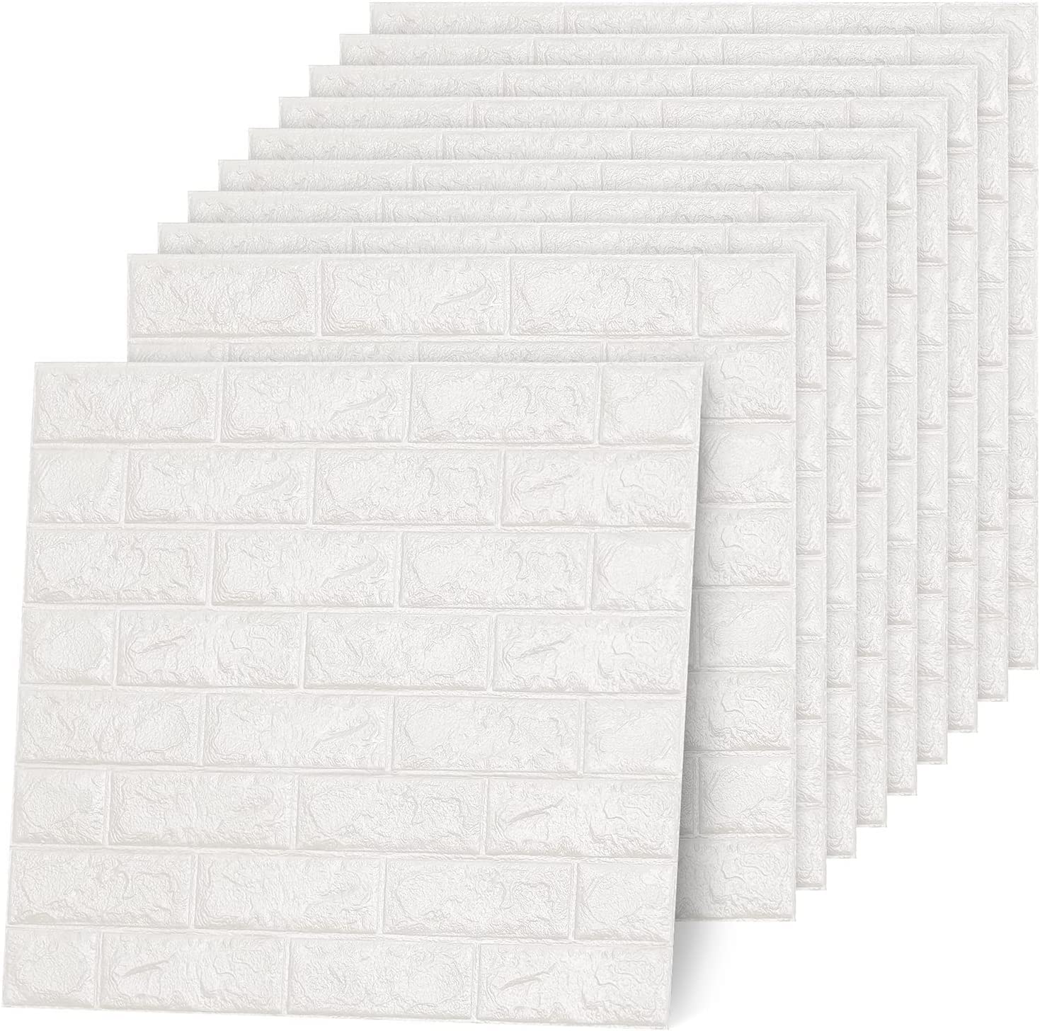 SKY-TOUCH 10pcs 3D Wall Sticker Self-Adhesive Wall Panels : Anti ...