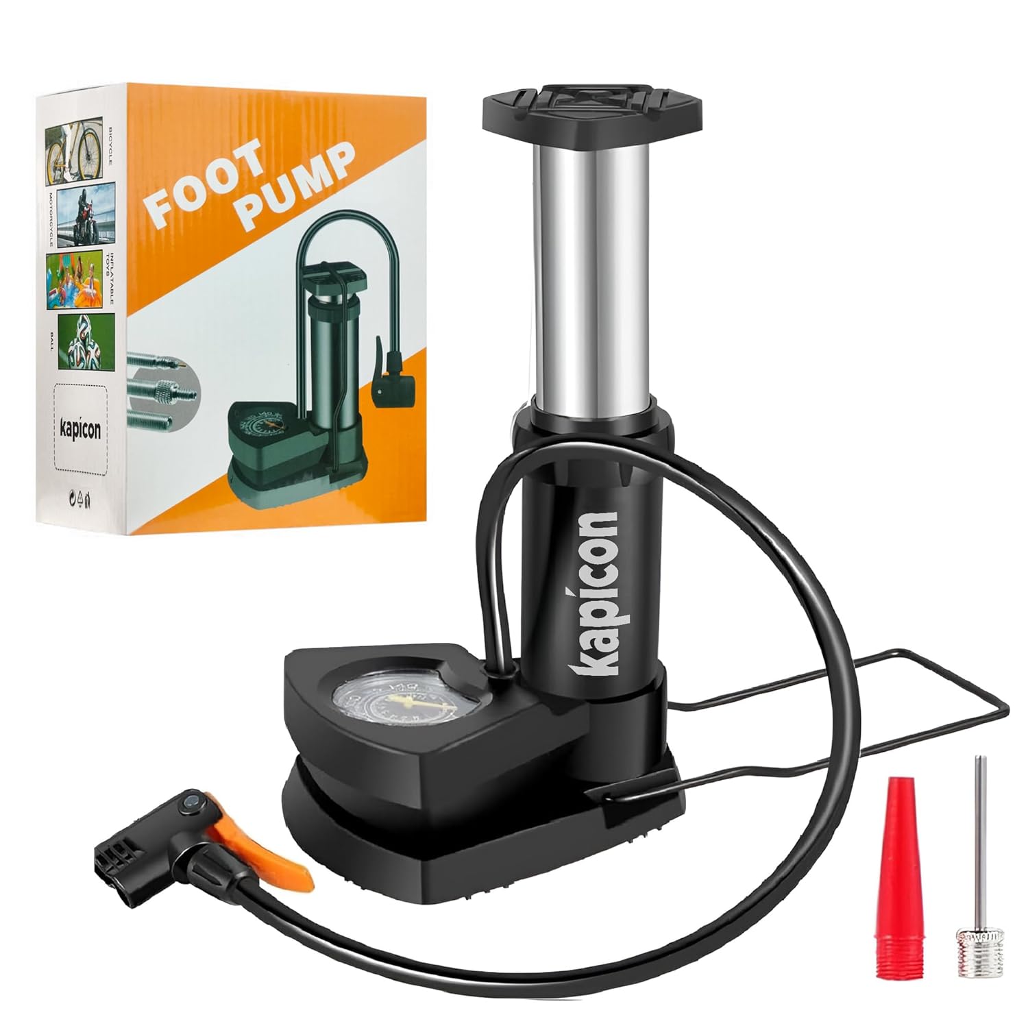 KAPICON Portable High Pressure Foot Activated Air Pump Compressor Air ...