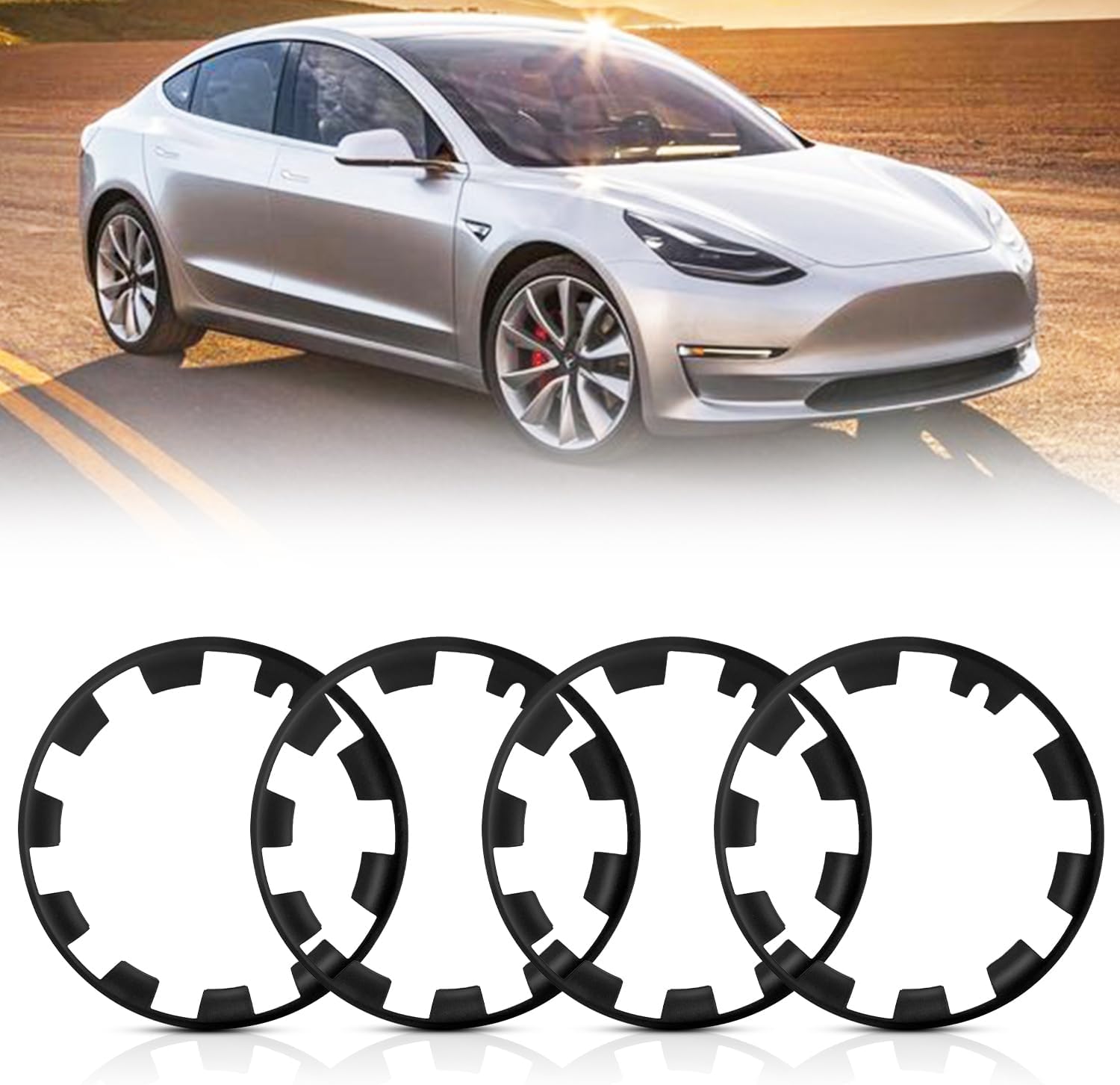 Amazon.com: QuenPenge 20 Inch Wheel Rim Protector for Tesl-a Model Y ...