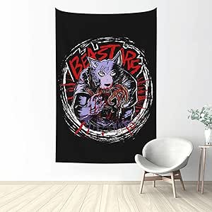 Amazon.com: UOGEEP Anime Beastars Legoshi Tapestry Wall Hanging For ...