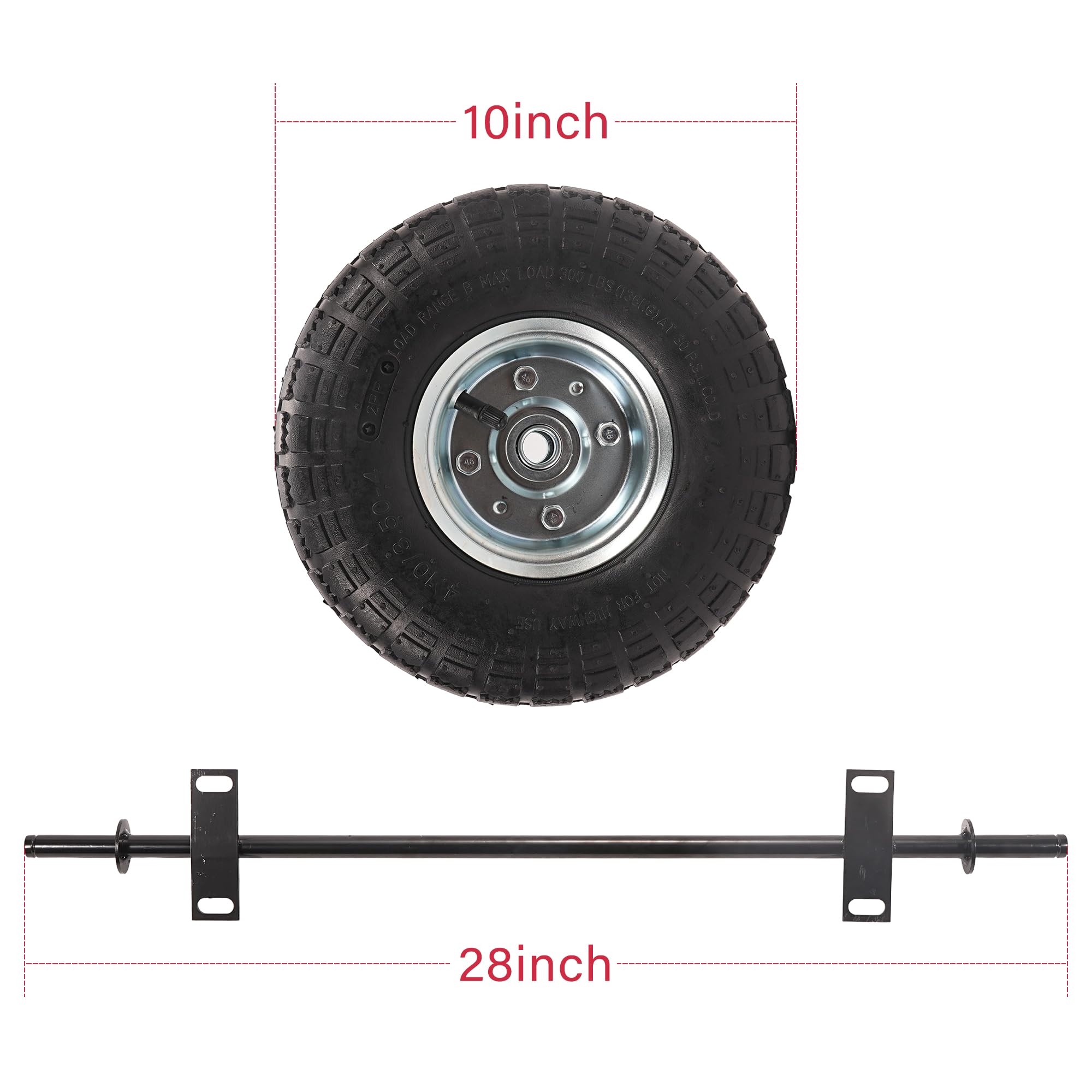 4 Piece Wheel Kit For Predator Generator Wheel Kit For Predator 9000 ...
